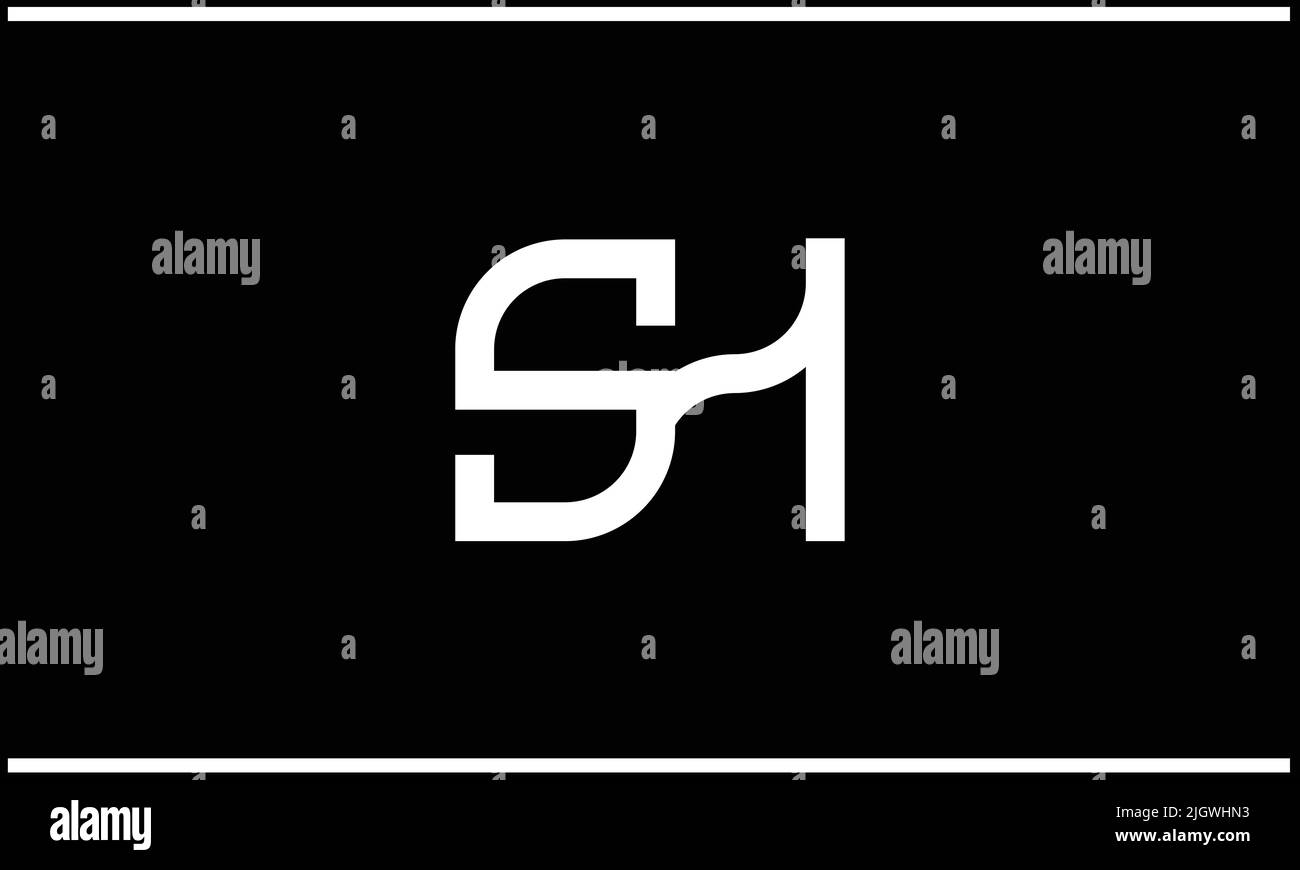 SH, HS Abstract Letters Logo Monogram Stock Vector Image & Art - Alamy