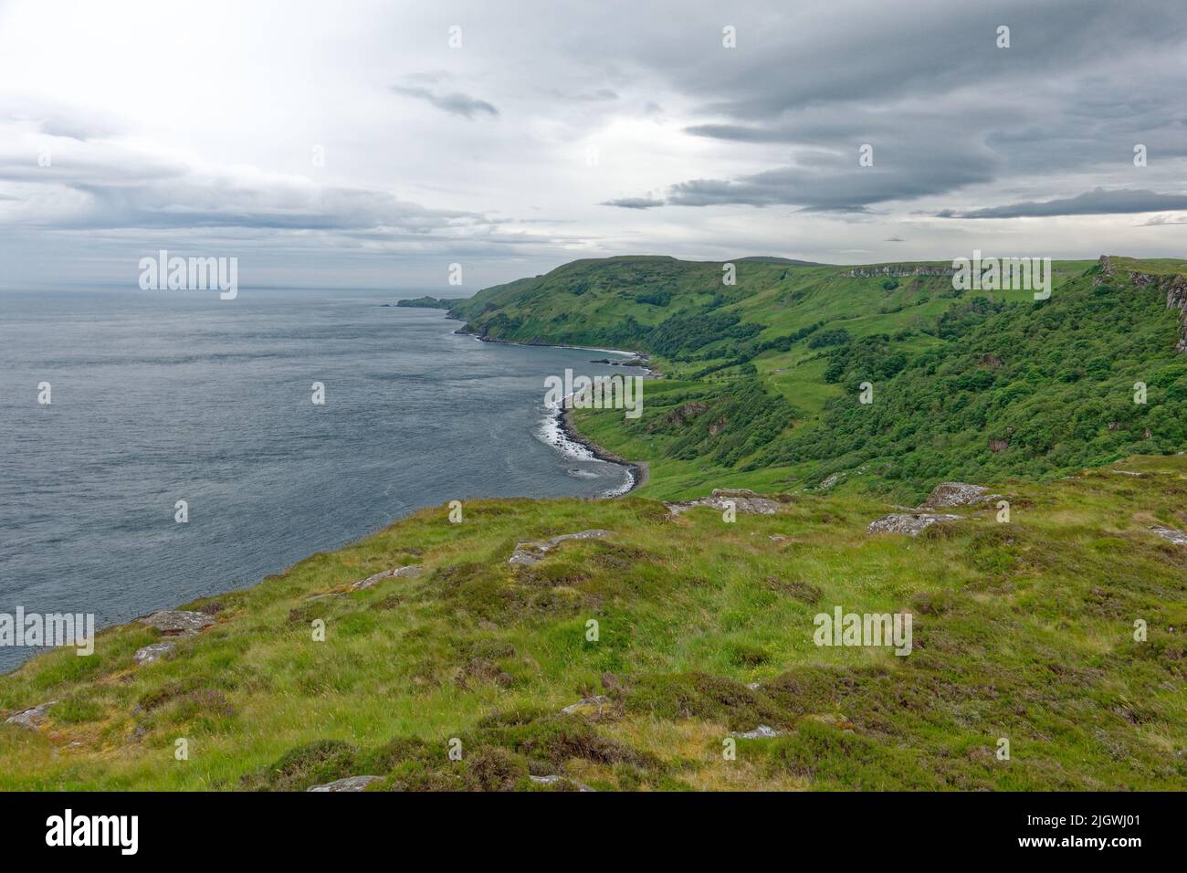 Views Towards Torr Head from Fairhead near Ballycastle in County Antrim ...