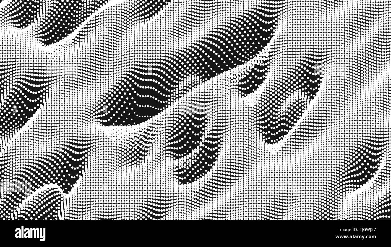Point wave noise texture. Abstract dot background. Technological ...