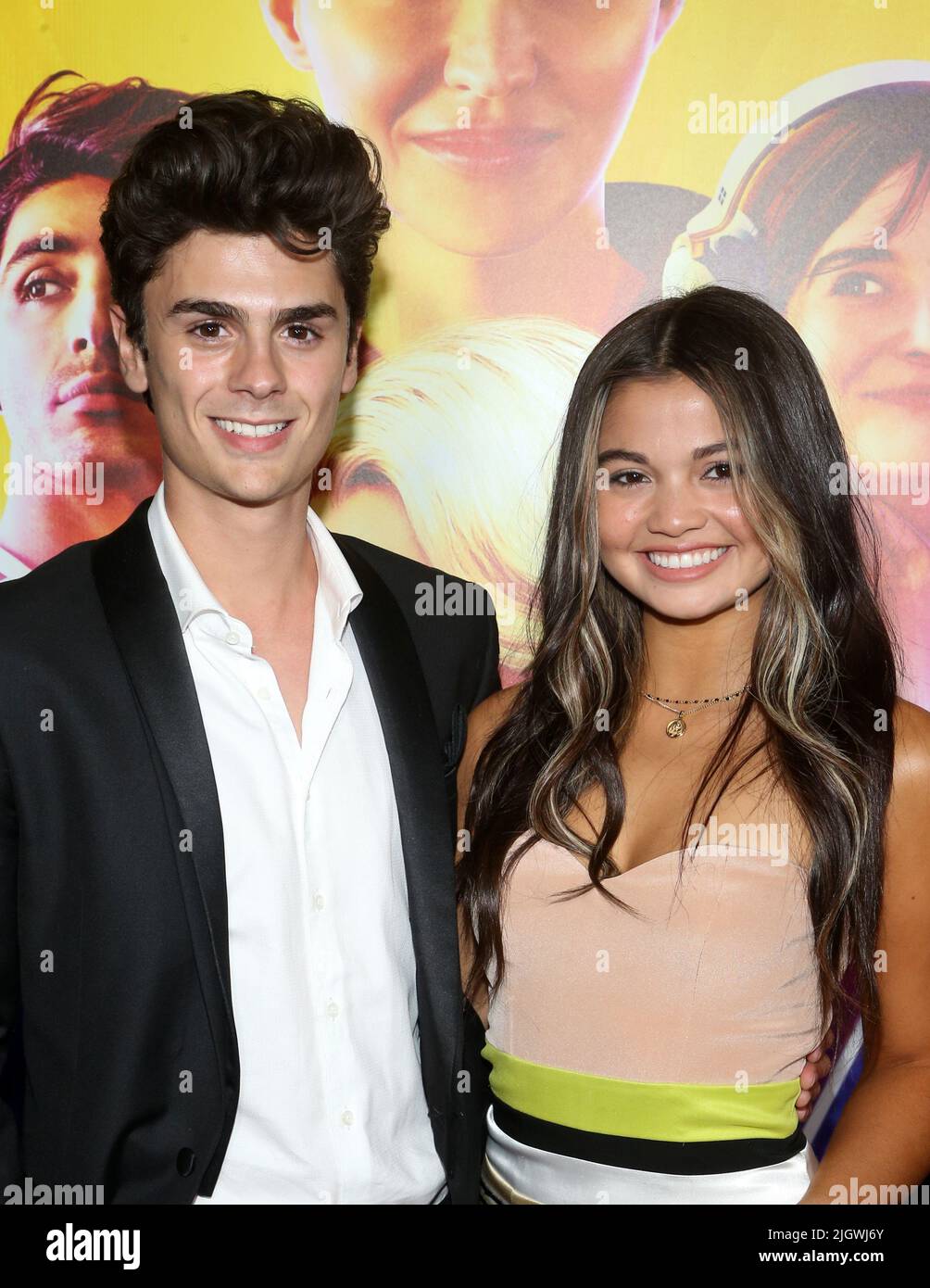 Hollywood, Ca. 12th July, 2022. Connor Gosatti, Siena Agudong, at "1UP ...