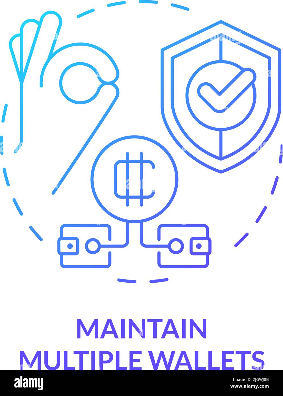 Cryptocurrency wallets Cut Out Stock Images & Pictures - Alamy