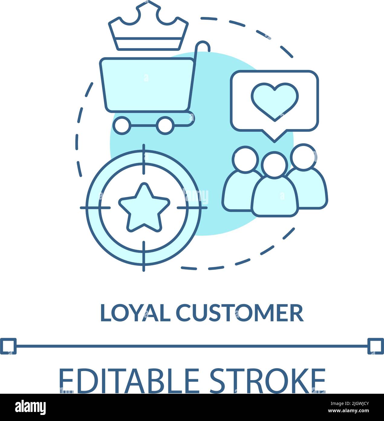 Loyal customers turquoise concept icon Stock Vector Image & Art - Alamy Loyal customers turquoise concept icon Stock Vector Image & Art - Alamy