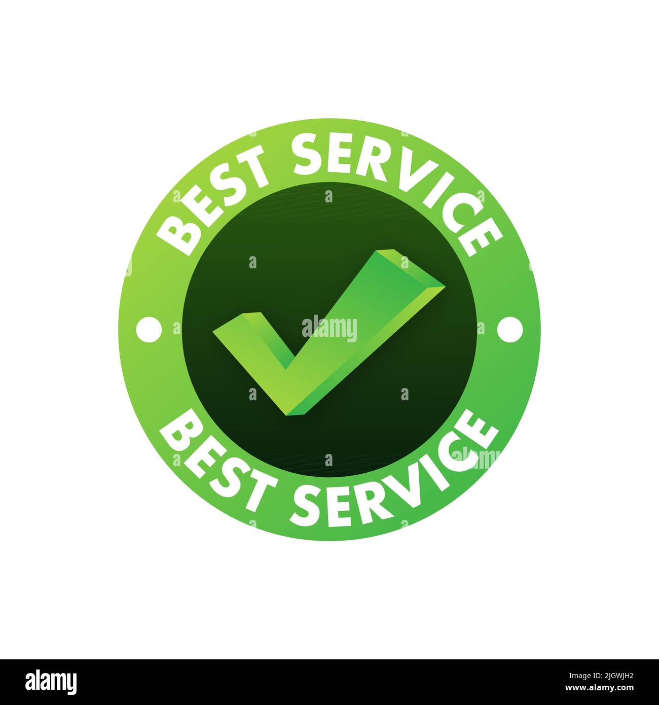 Best service sign. Premium service label. Vector illustration Stock ...