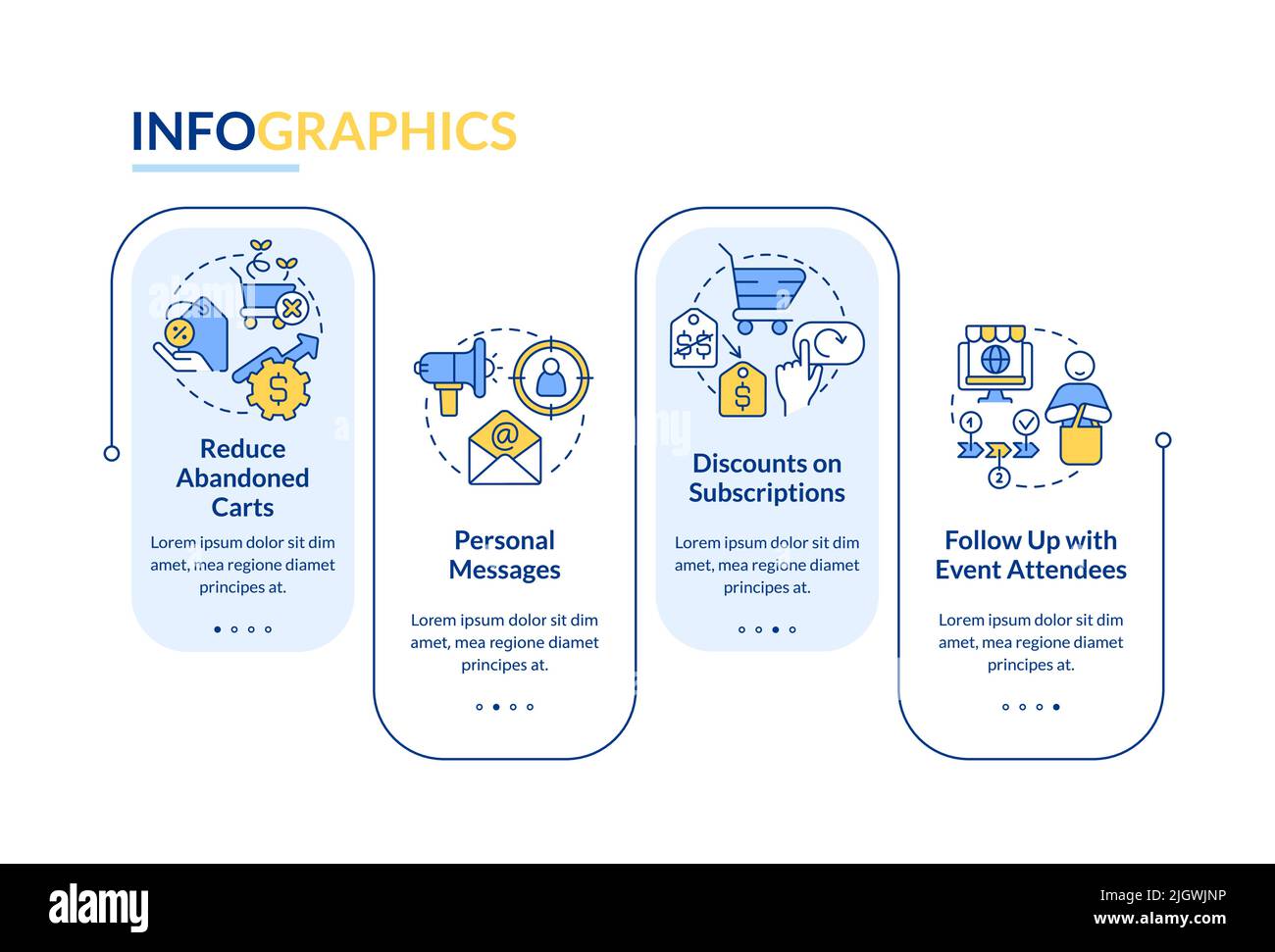 Strategy of discount rectangle infographic template Stock Vector Image ...