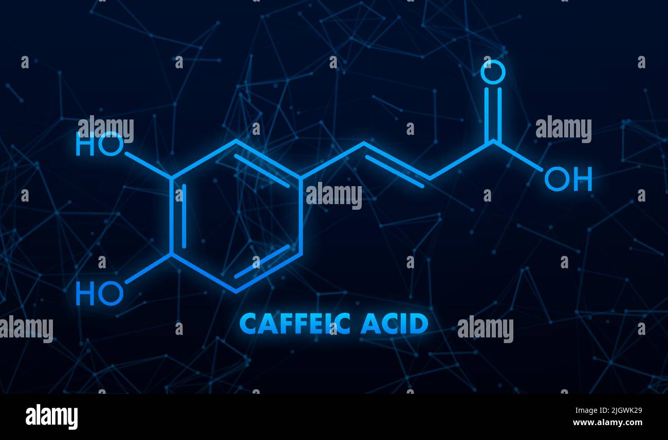 Caffeic acid. Caffeic acid, great design for any purposes Stock Vector ...