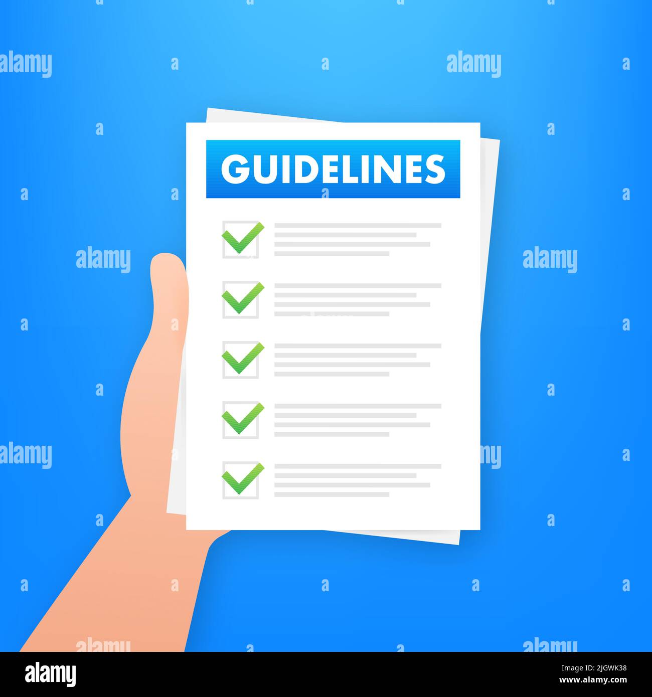 Guidelines document. Legal advice concept, FAQ. Procedure standard ...