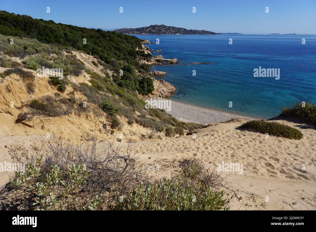 Palau, Sardinia, Italy. Cala di Trana beach Stock Photo - Alamy