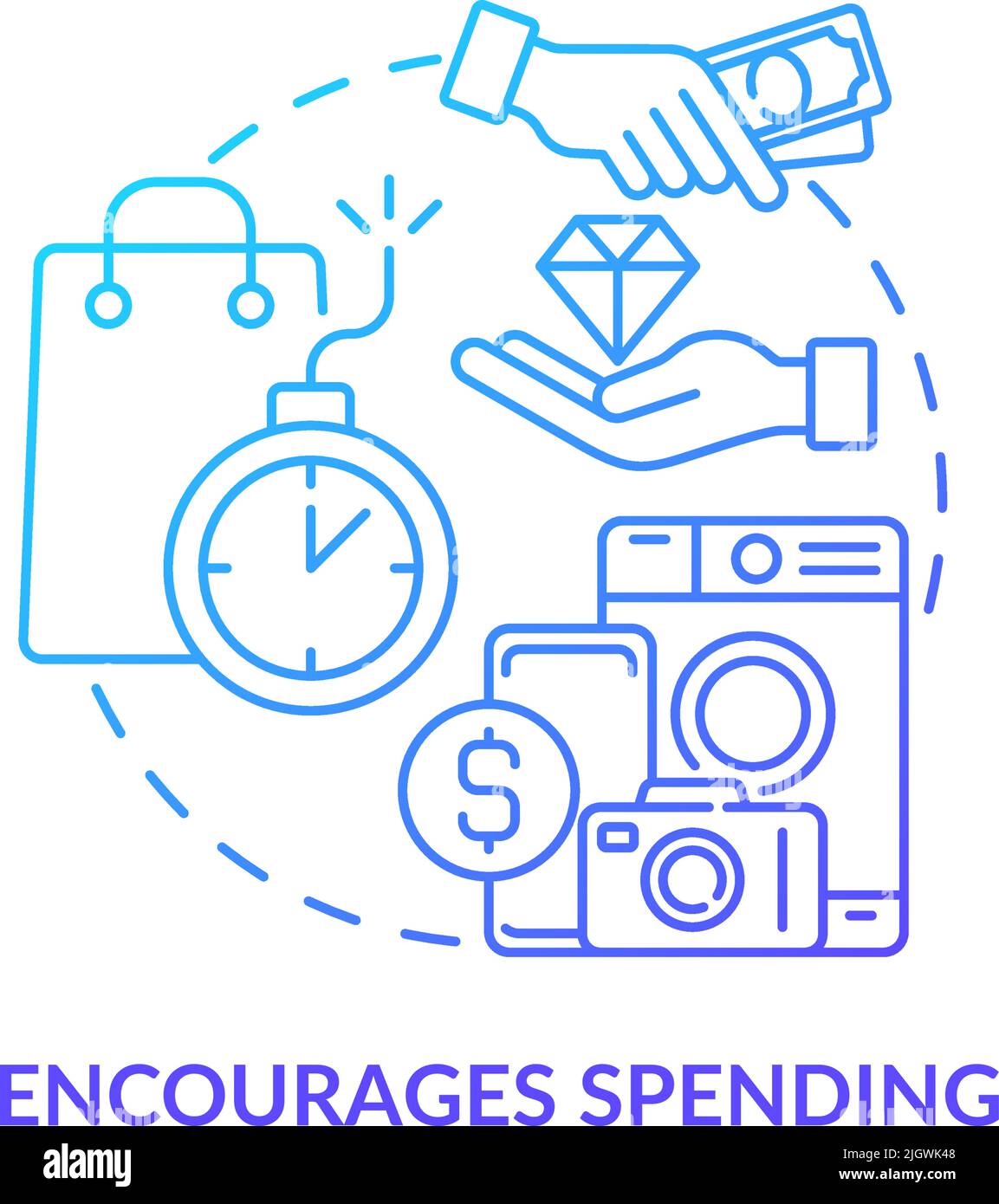 Spending power Stock Vector Images - Alamy