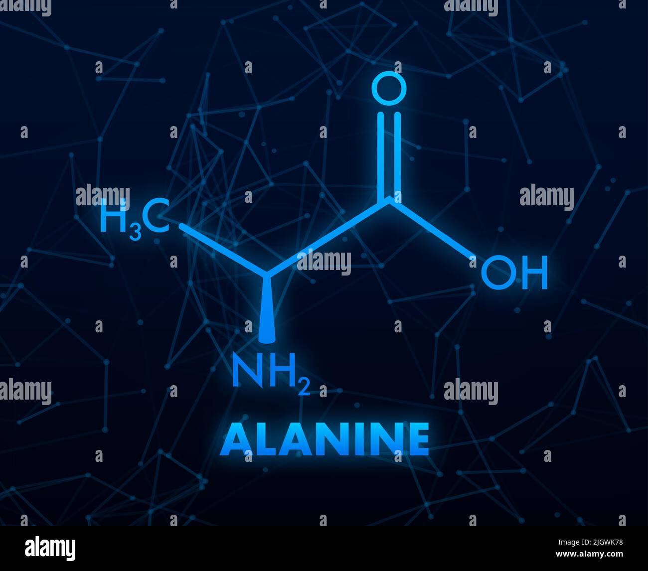 Alanine formula, great design for any purposes. Alanine formula Stock ...