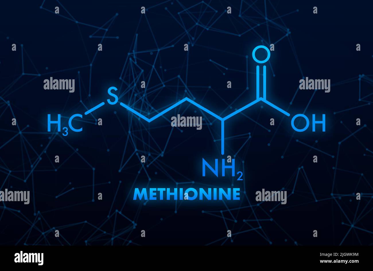 Icon with methionine formula. Amino acid molecule Stock Vector Image ...