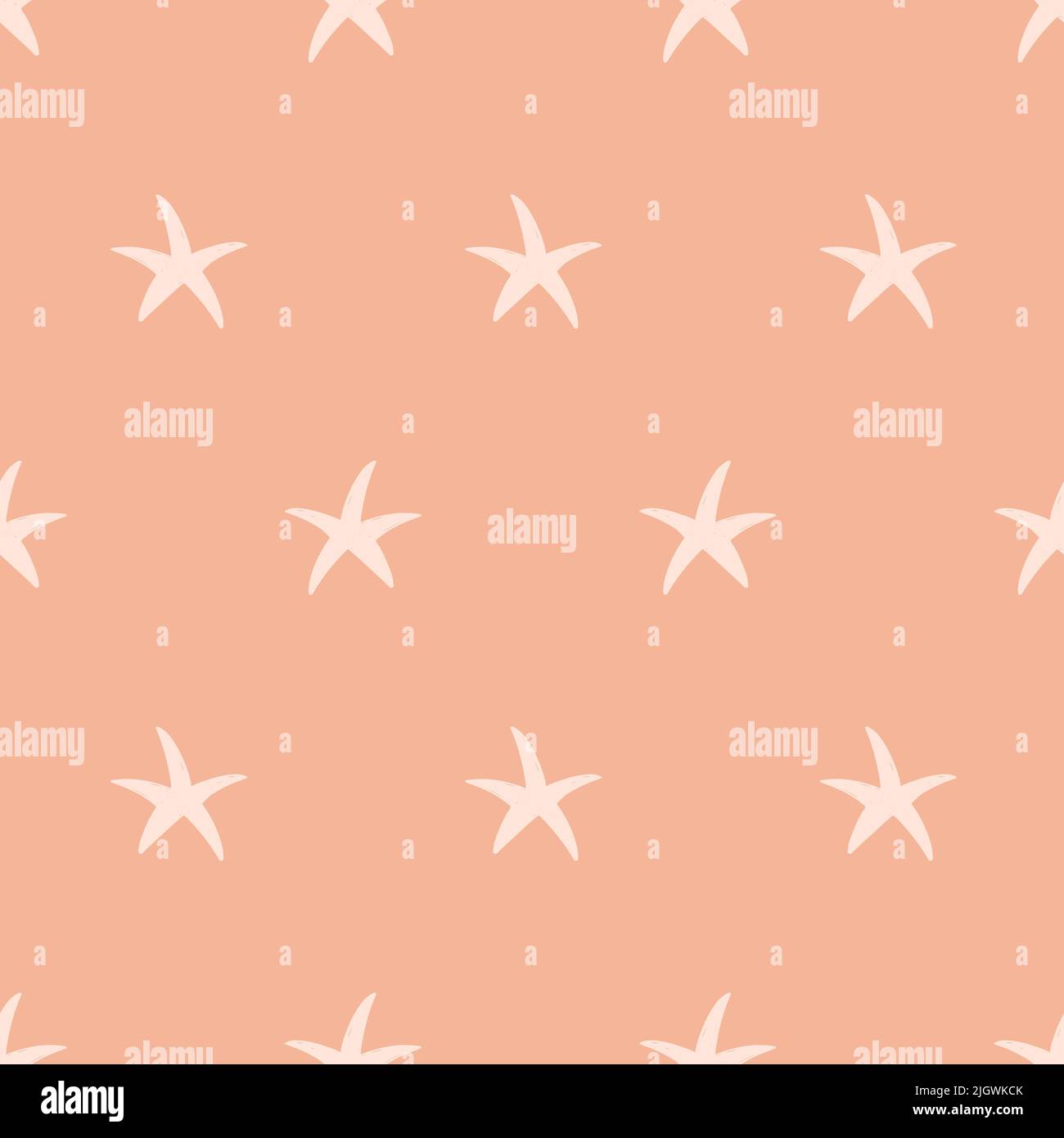 Starfish summer seamless pattern Stock Vector Image & Art - Alamy