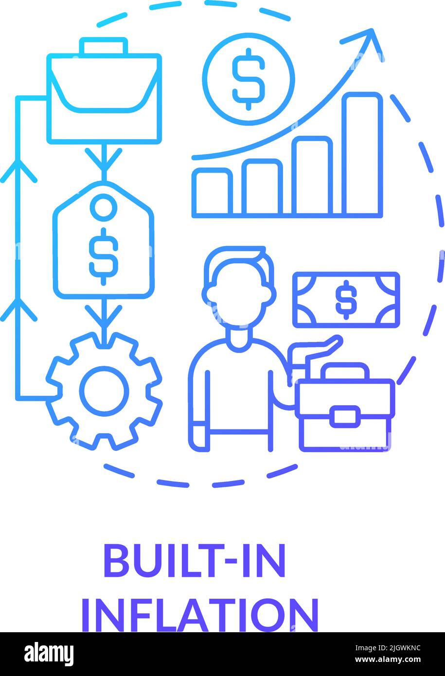 Inflation increase cost of living Stock Vector Images - Alamy