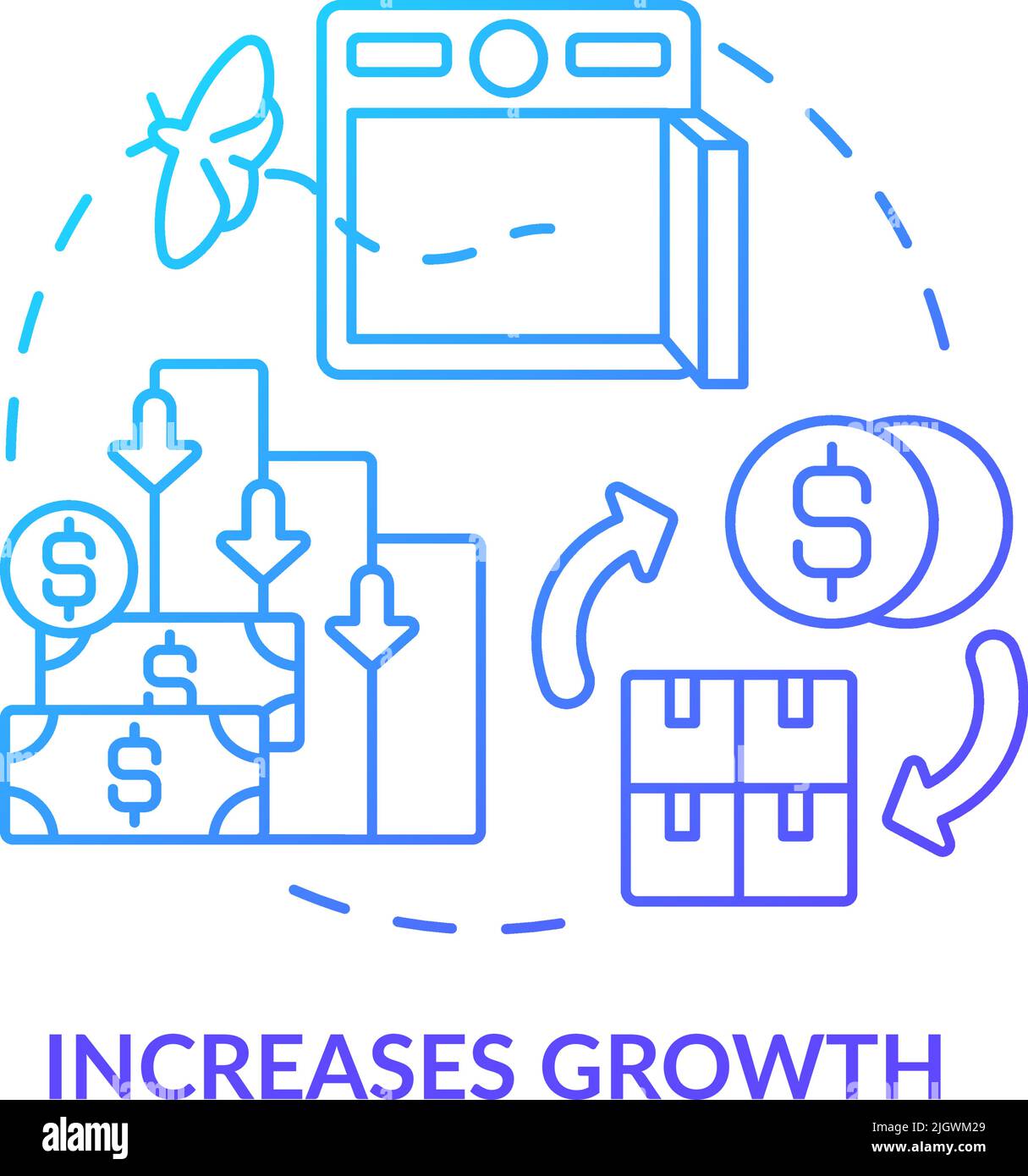 Rate of price increases Stock Vector Images - Alamy