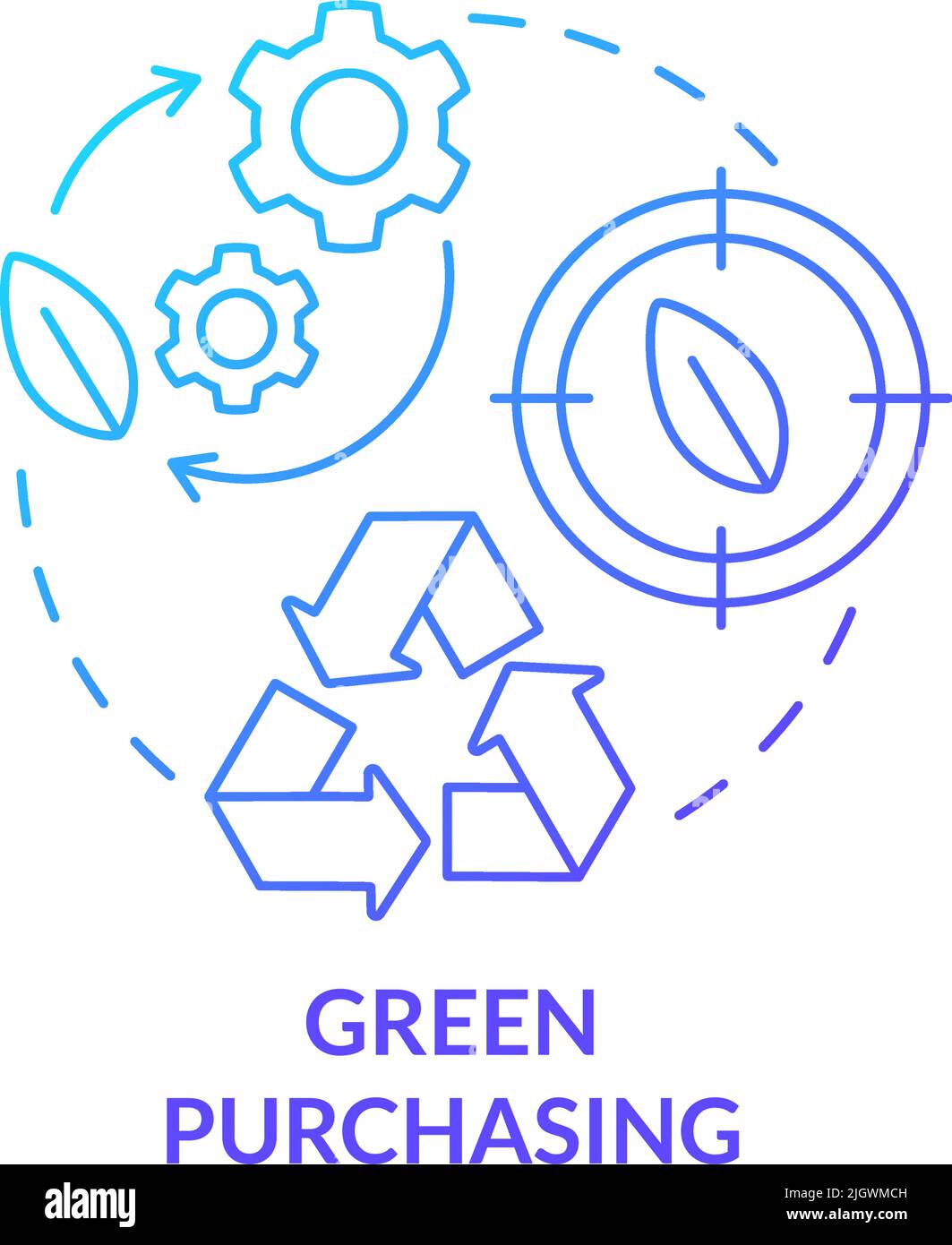 Green purchasing blue gradient concept icon Stock Vector Image & Art ... Green purchasing blue gradient concept icon Stock Vector Image & Art ...