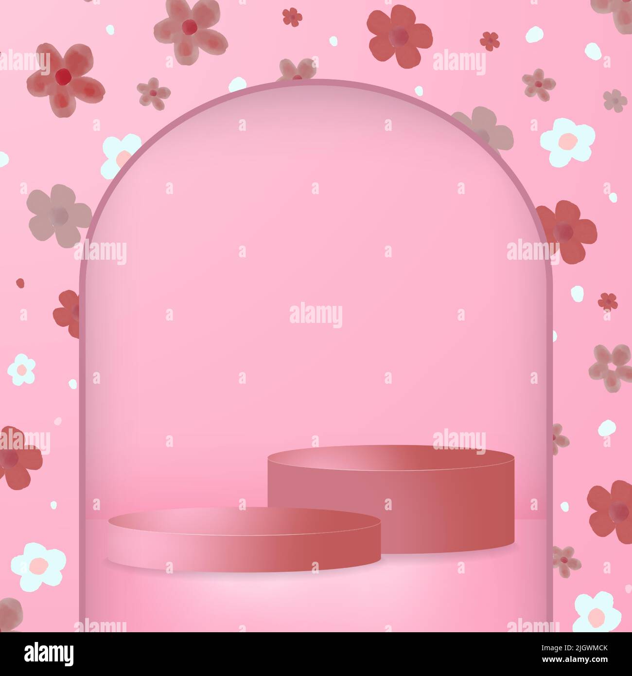 Floral pedestal Stock Vector Images - Alamy