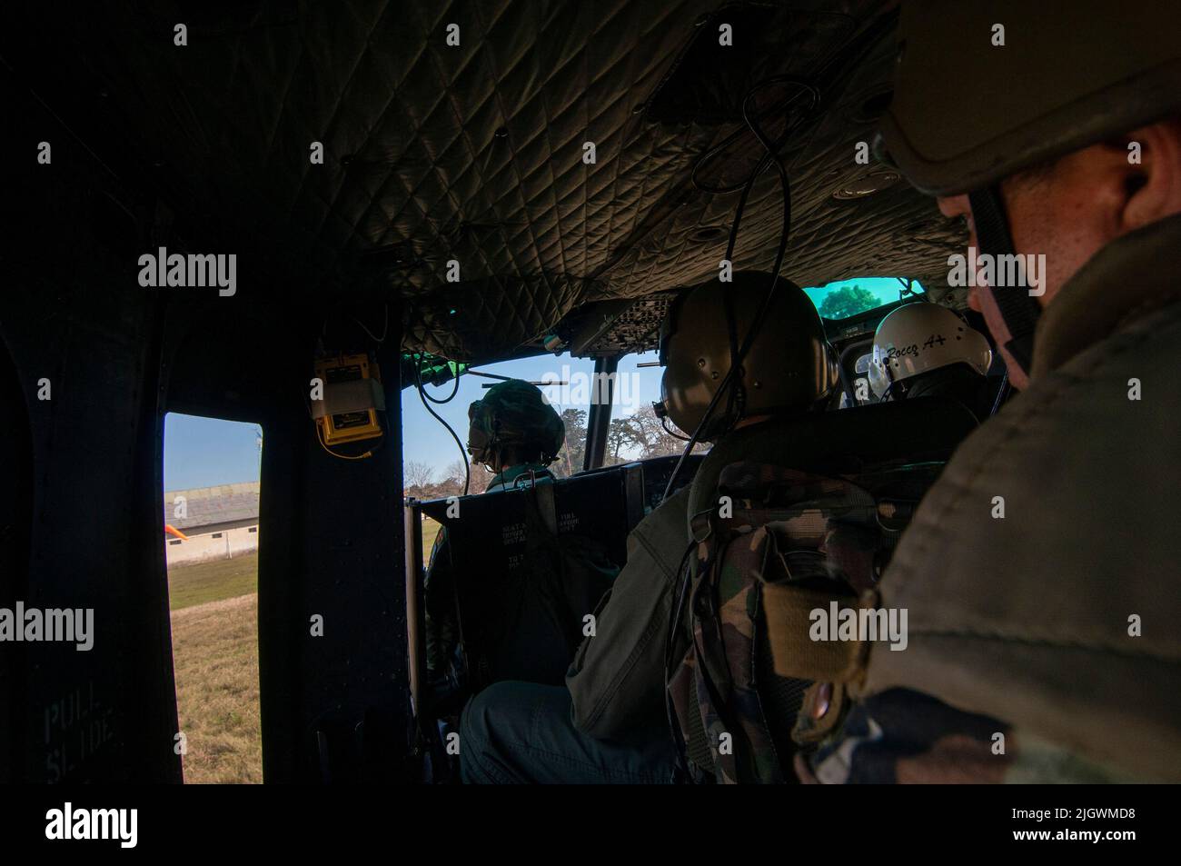 The journalists and military press officers taking part in a hostile ...