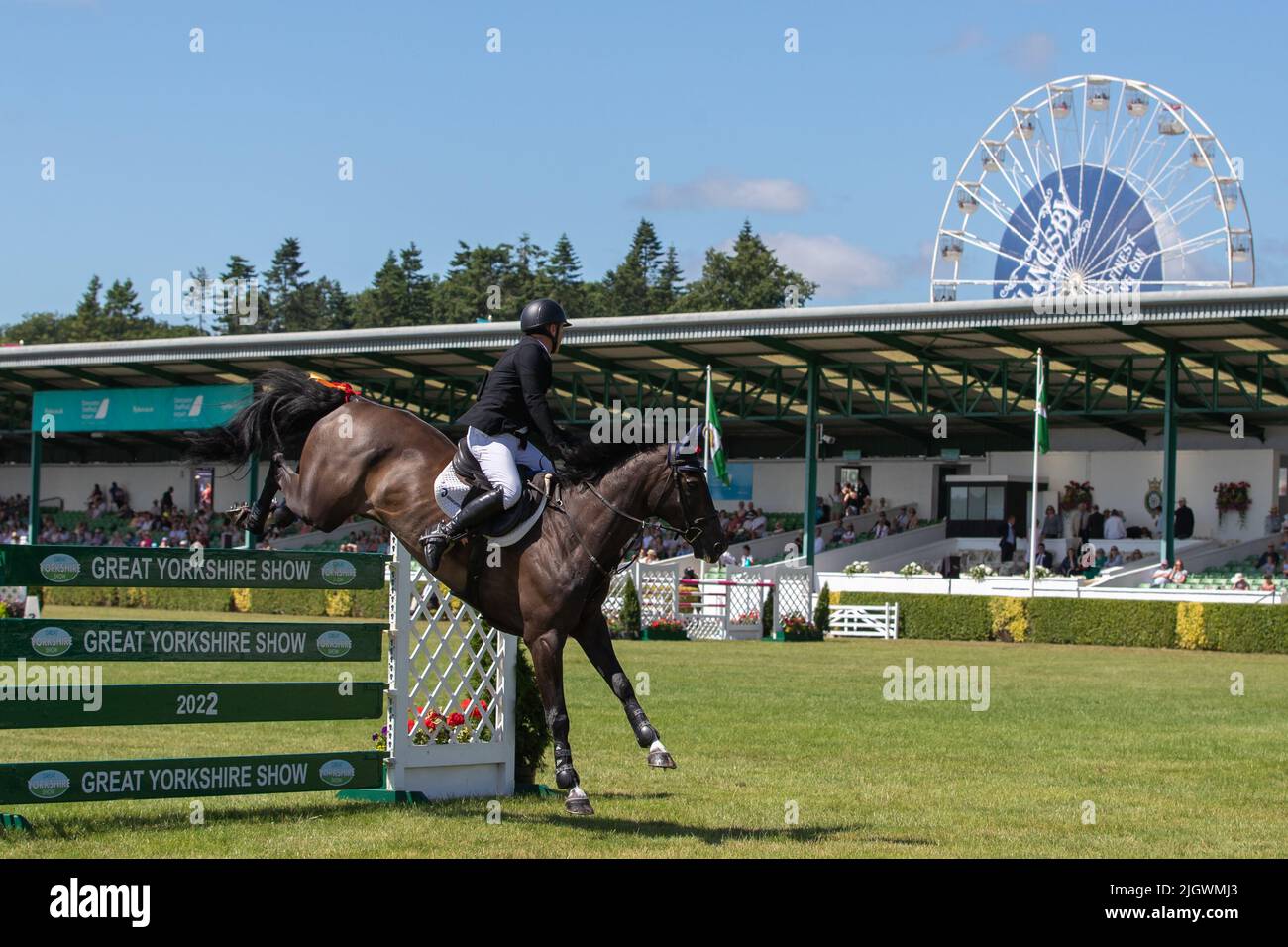 Horse show jumping underway on day two of The Great Yorkshire Show in ...