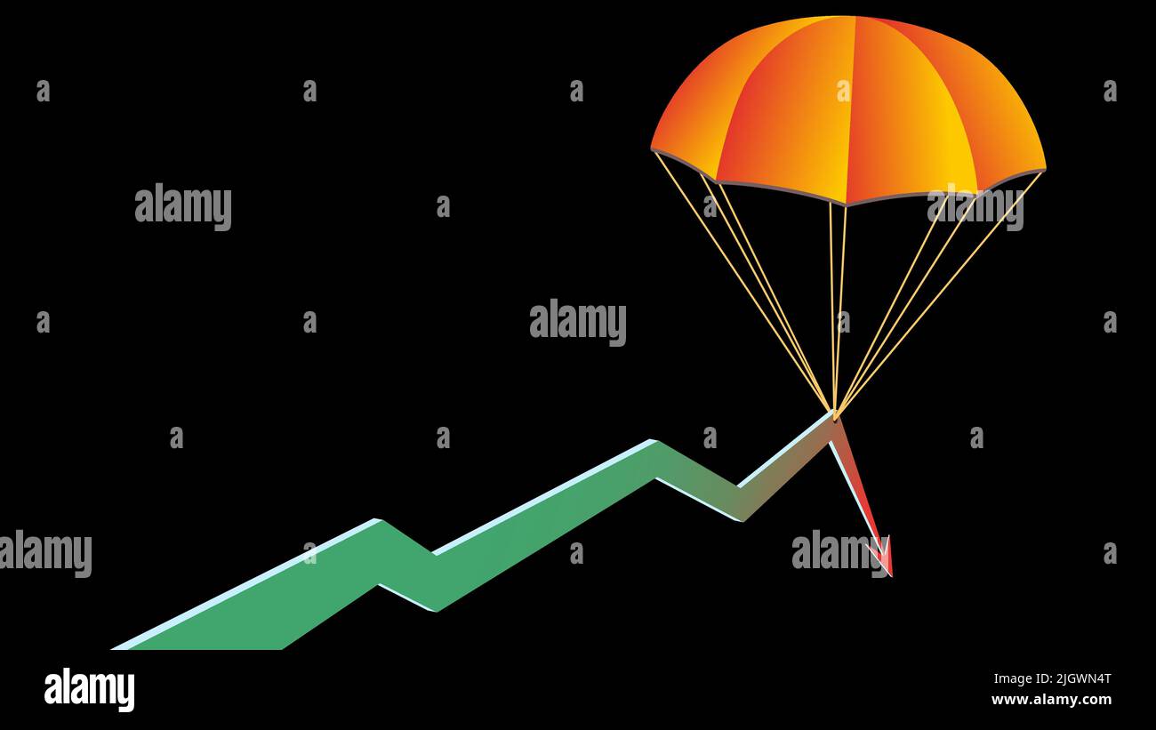 Falling Parachute Diagram