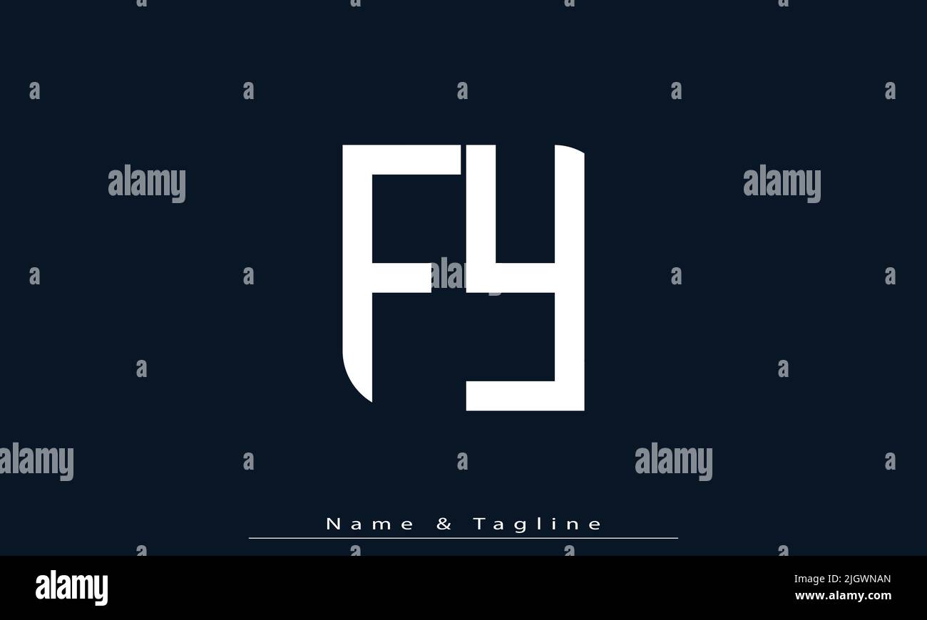 Alphabet letters Initials Monogram logo FY , YF Stock Vector Image ...
