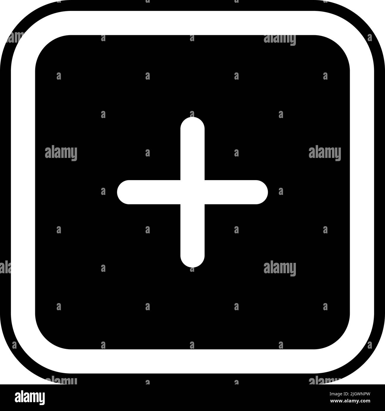 Add plus icon Stock Vector Image & Art - Alamy