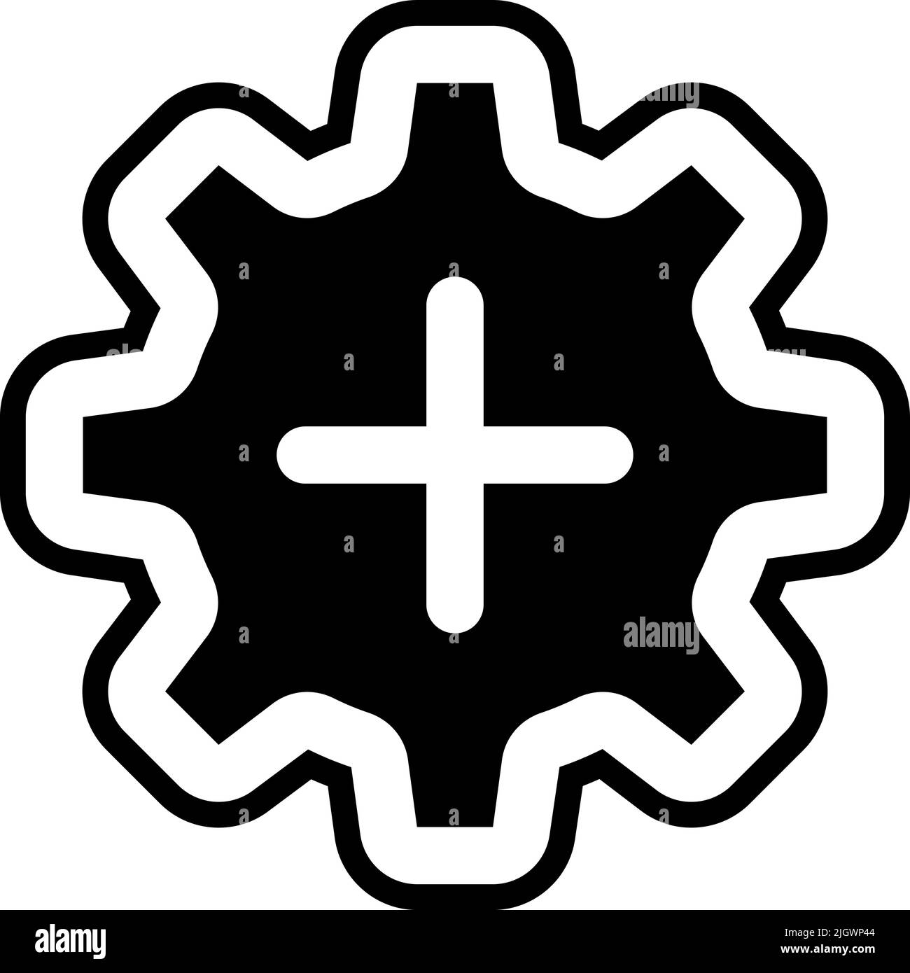 Add setting icon Stock Vector Image & Art - Alamy