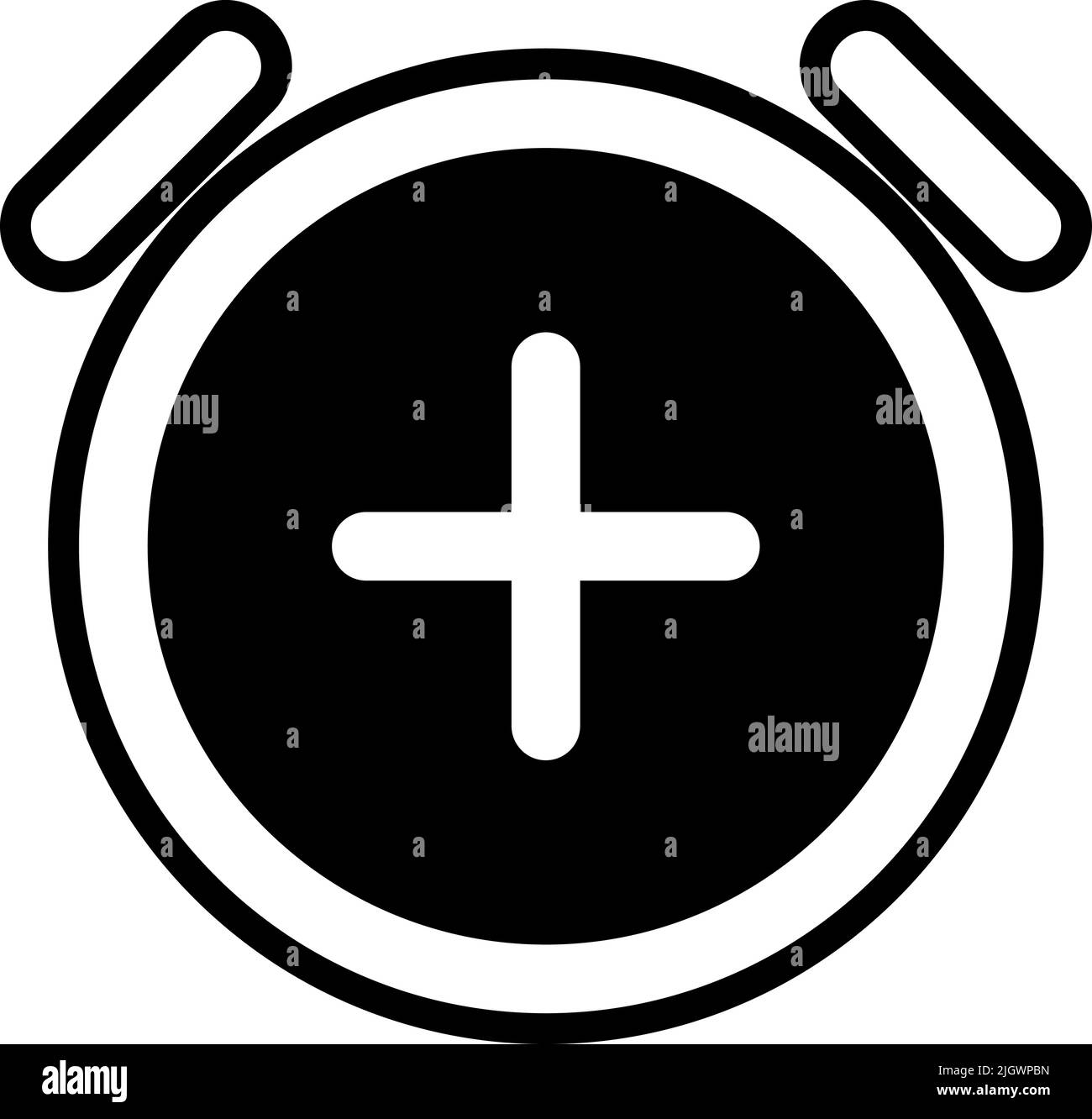 Map pointer stopwatch icon Stock Vector Images - Alamy