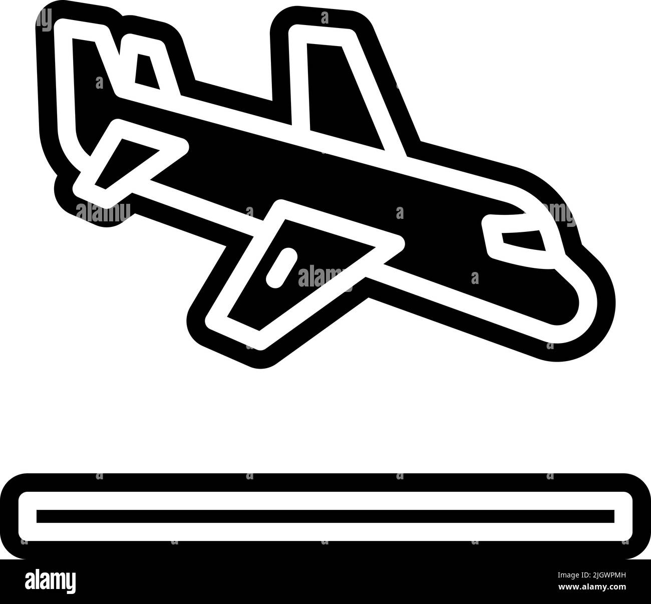 Airport landing icon Stock Vector Image & Art - Alamy