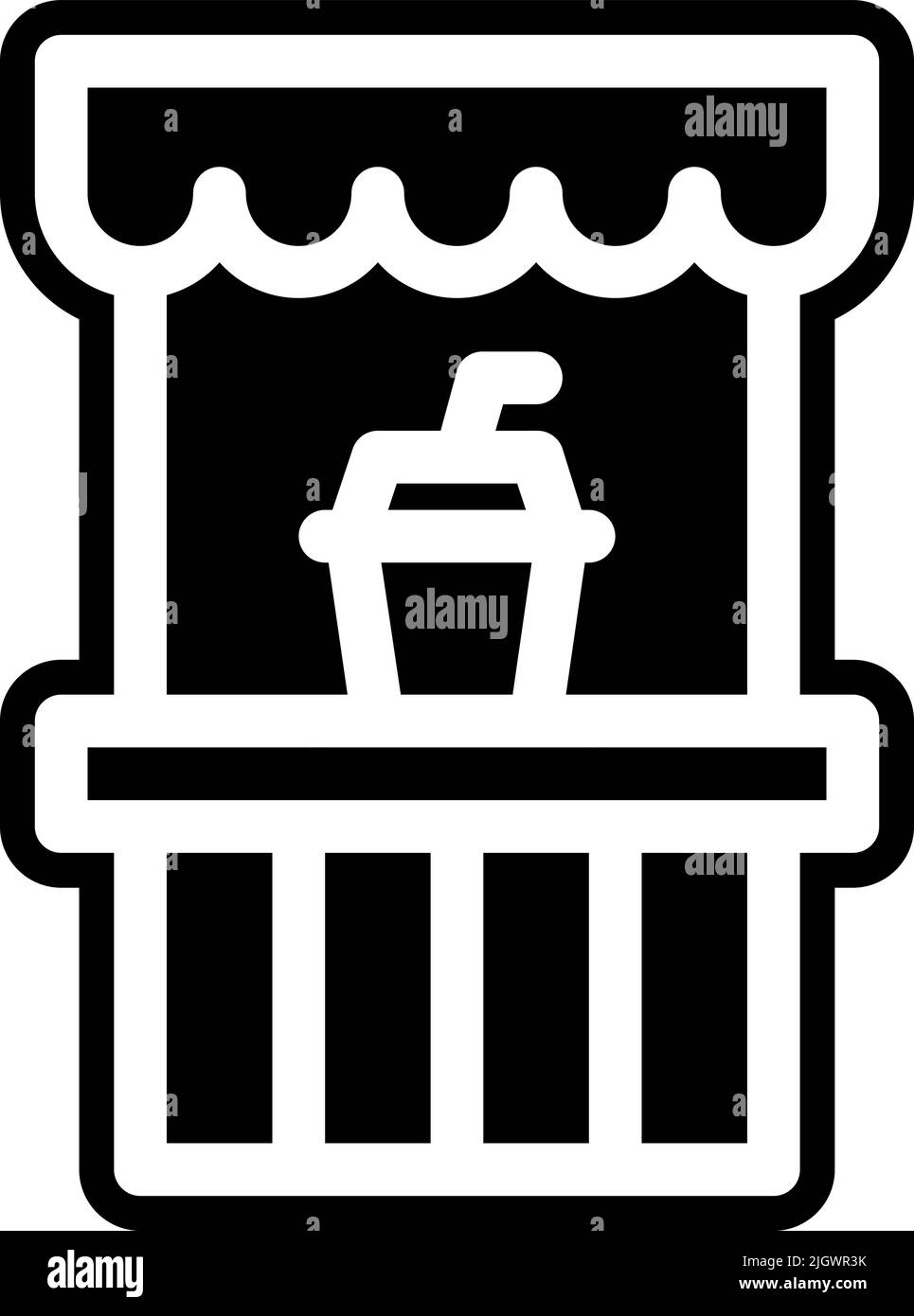 Amusement park booth icon Stock Vector Image & Art - Alamy