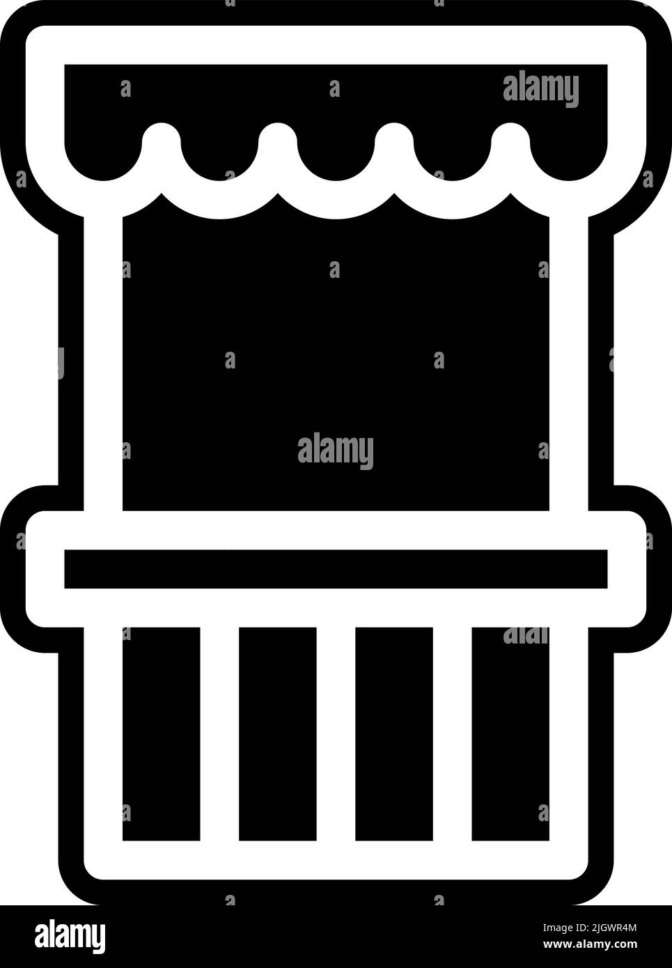 Outdoor ticket booth Black and White Stock Photos & Images - Alamy