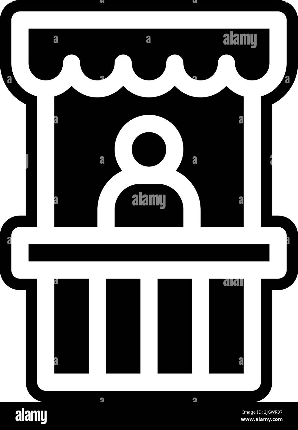 Carnival stand Black and White Stock Photos & Images - Alamy