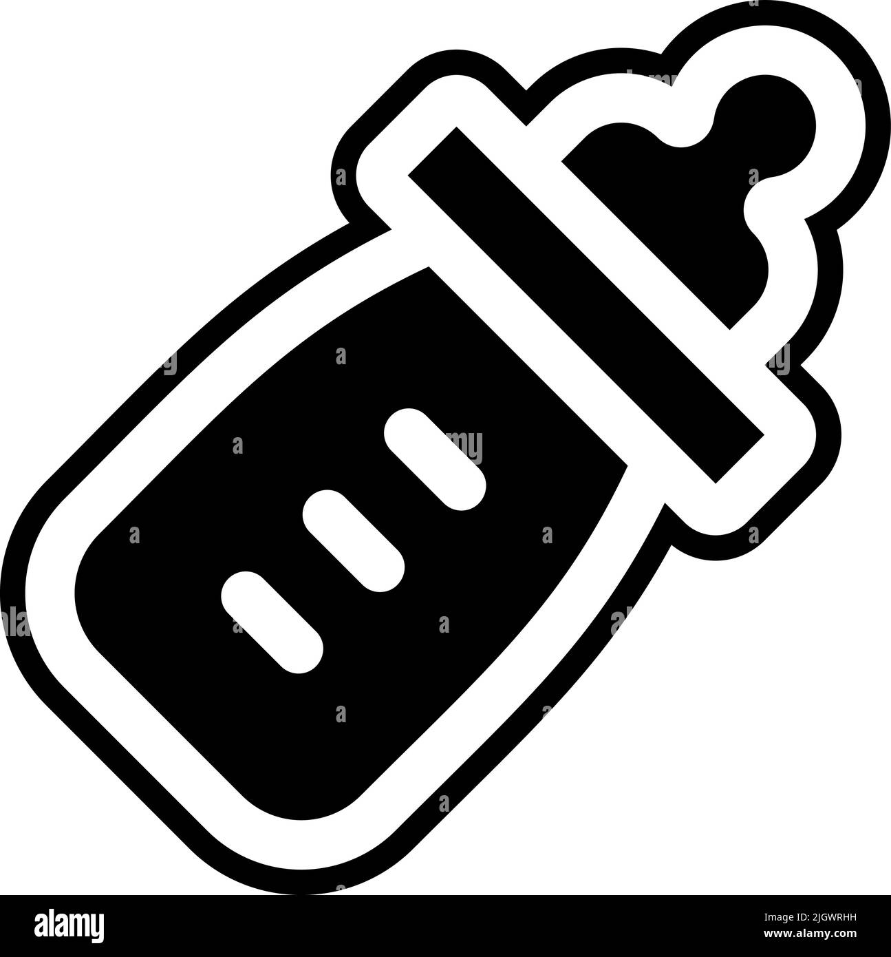Baby feeding bottle icon Stock Vector Image & Art - Alamy