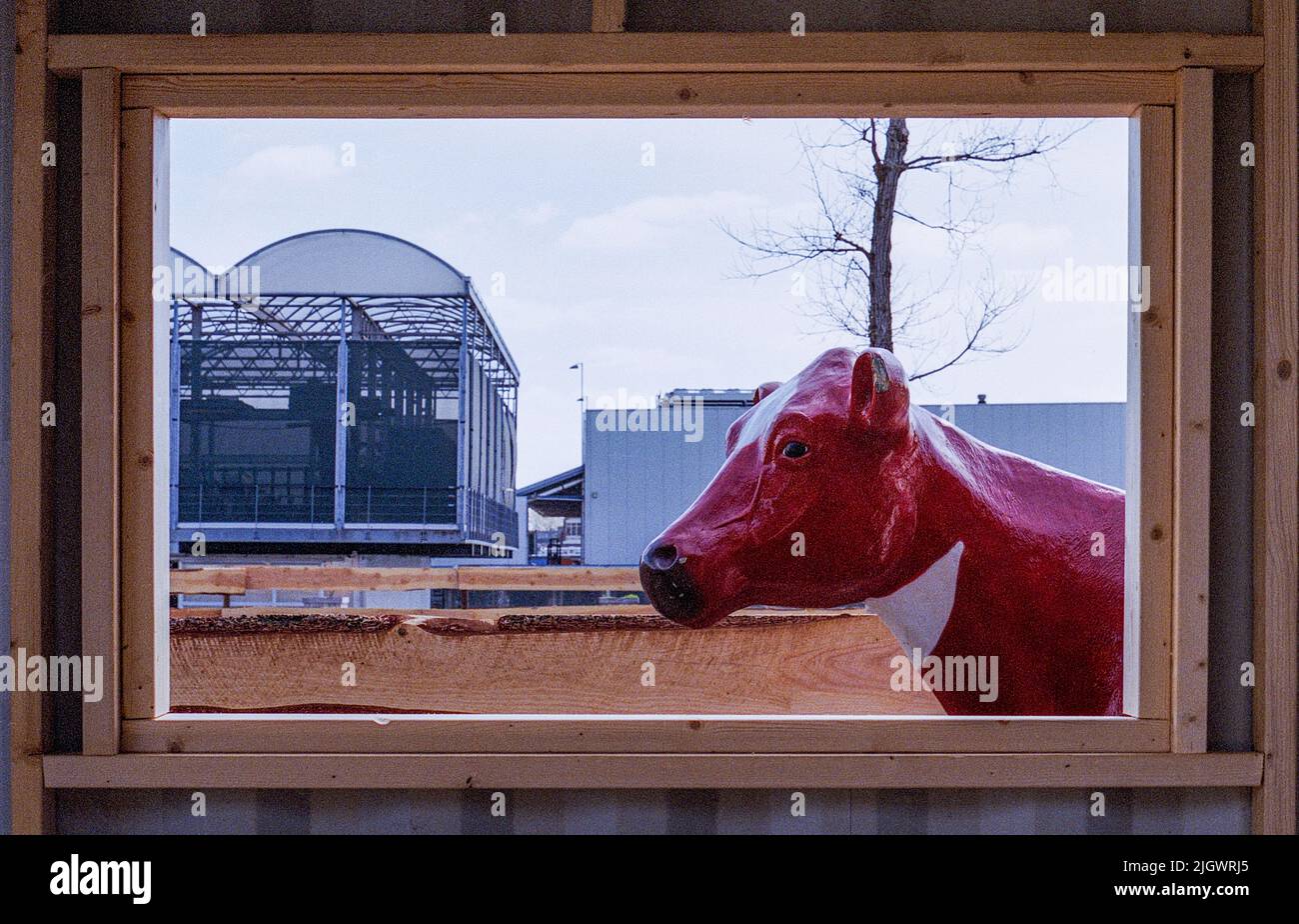 Rotterdam, Netherlands. The innovative, agricultural project: "Floating ...