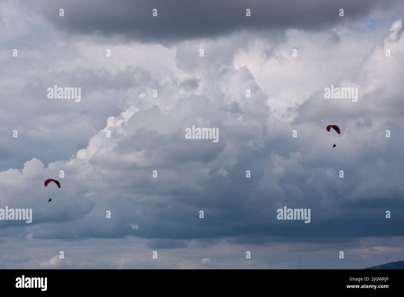 Wingsuit pilot flying high hi-res stock photography and images - Alamy