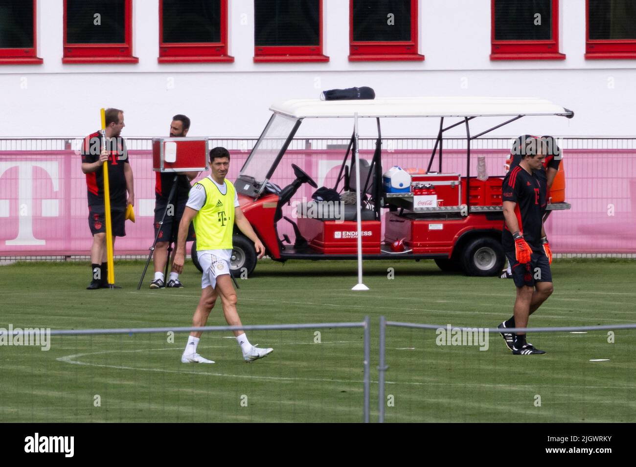Munich, Germany. 13th July, 2022. Soccer: Bundesliga, training FC ...