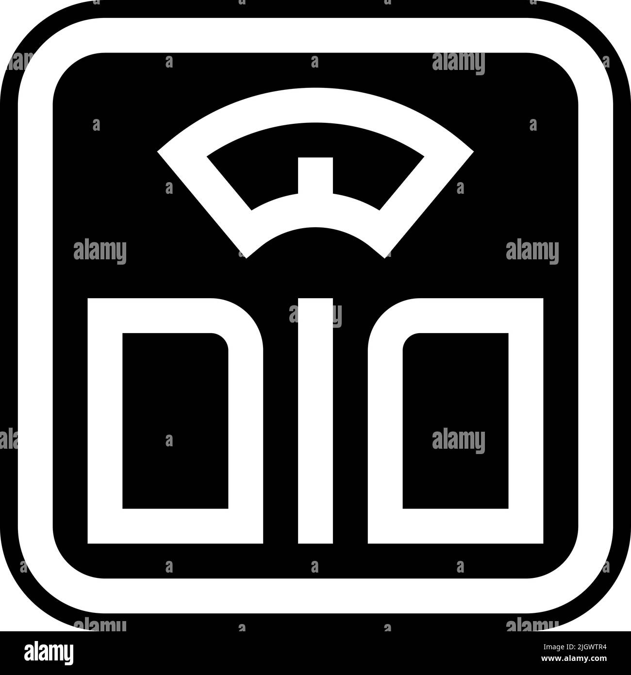 Bathroom body scale icon Stock Vector Image & Art - Alamy