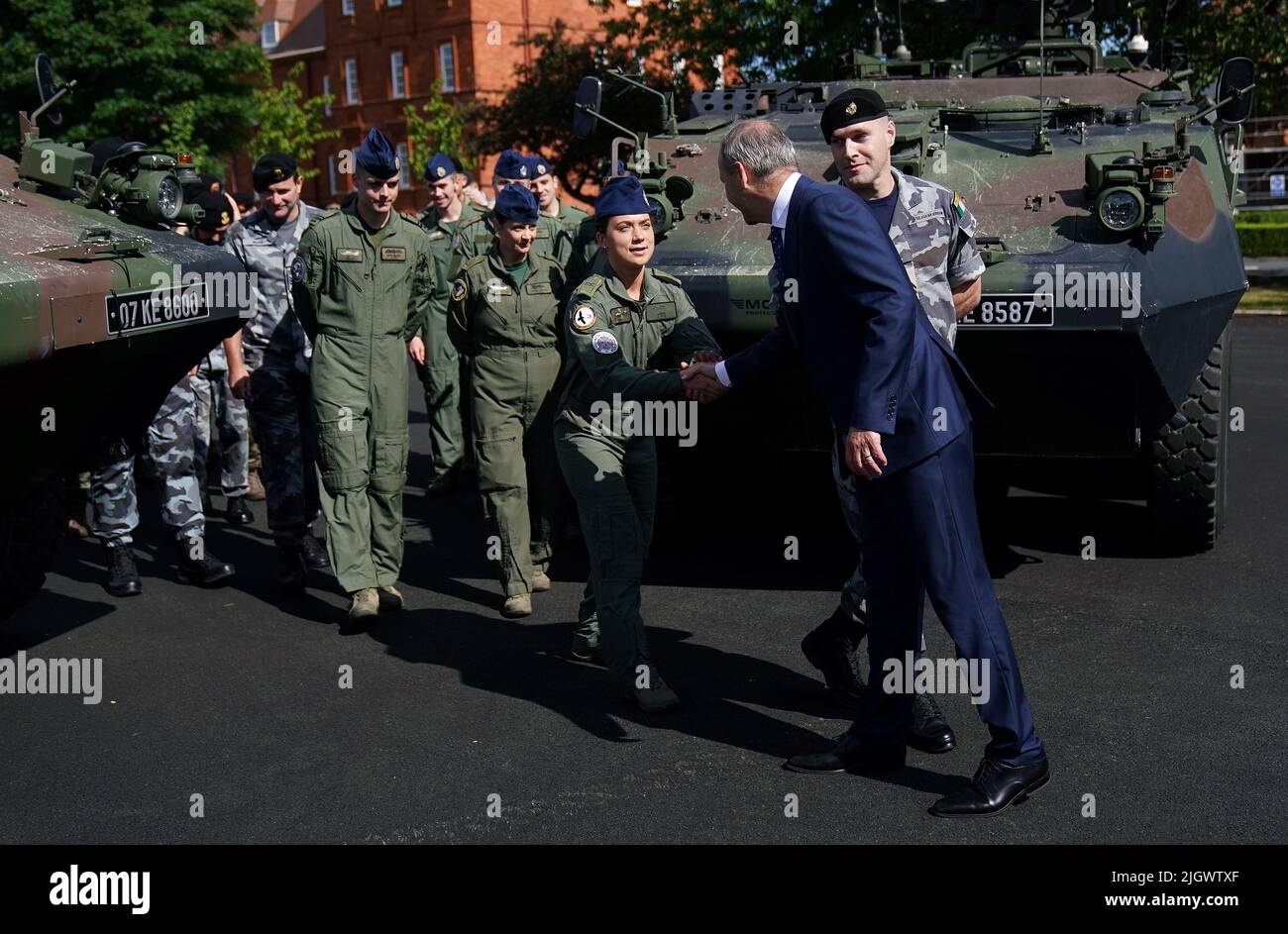 Irish defence forces mckee barracks hi-res stock photography and images ...