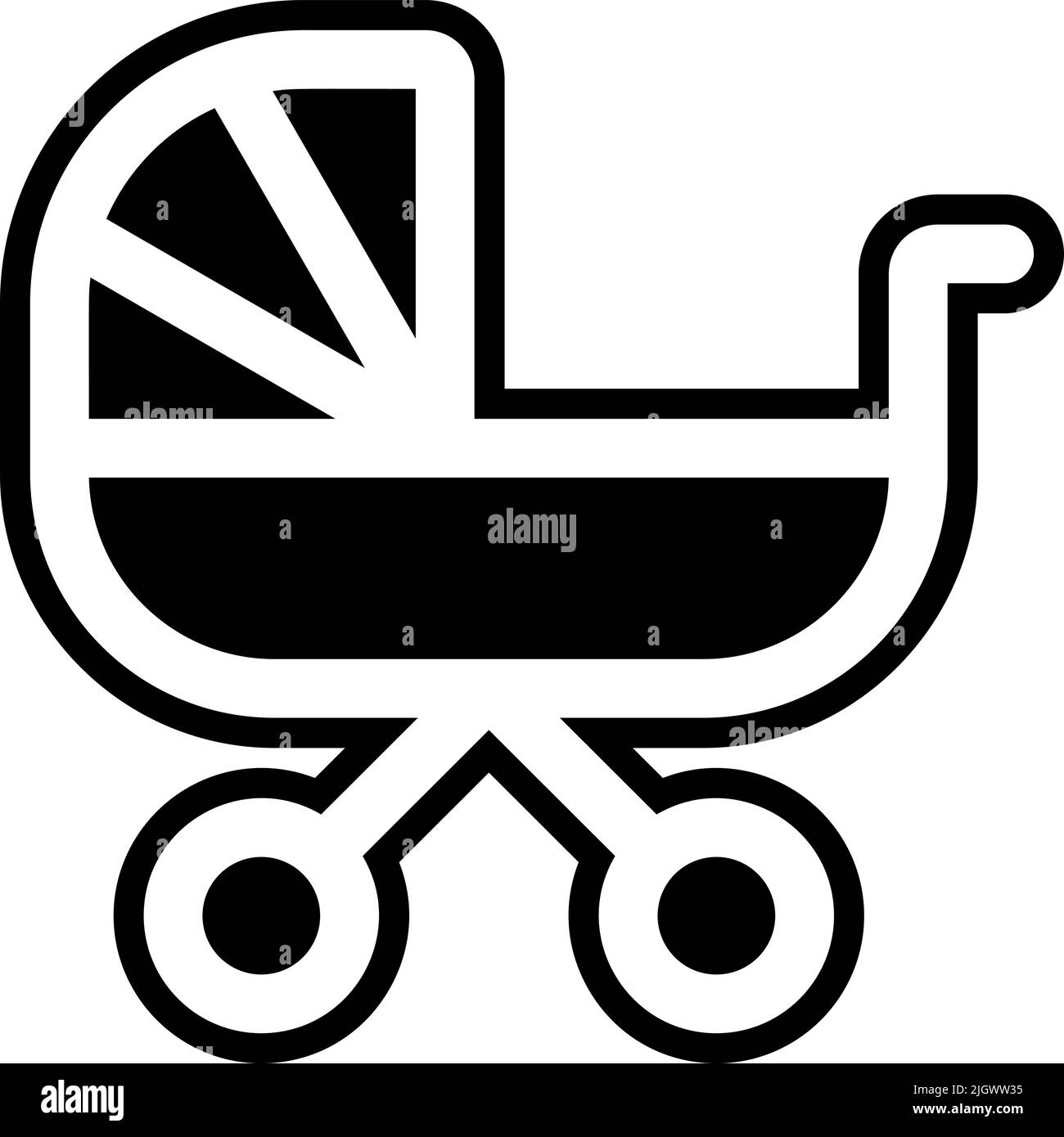 Baby stroller icon Stock Vector Image & Art - Alamy