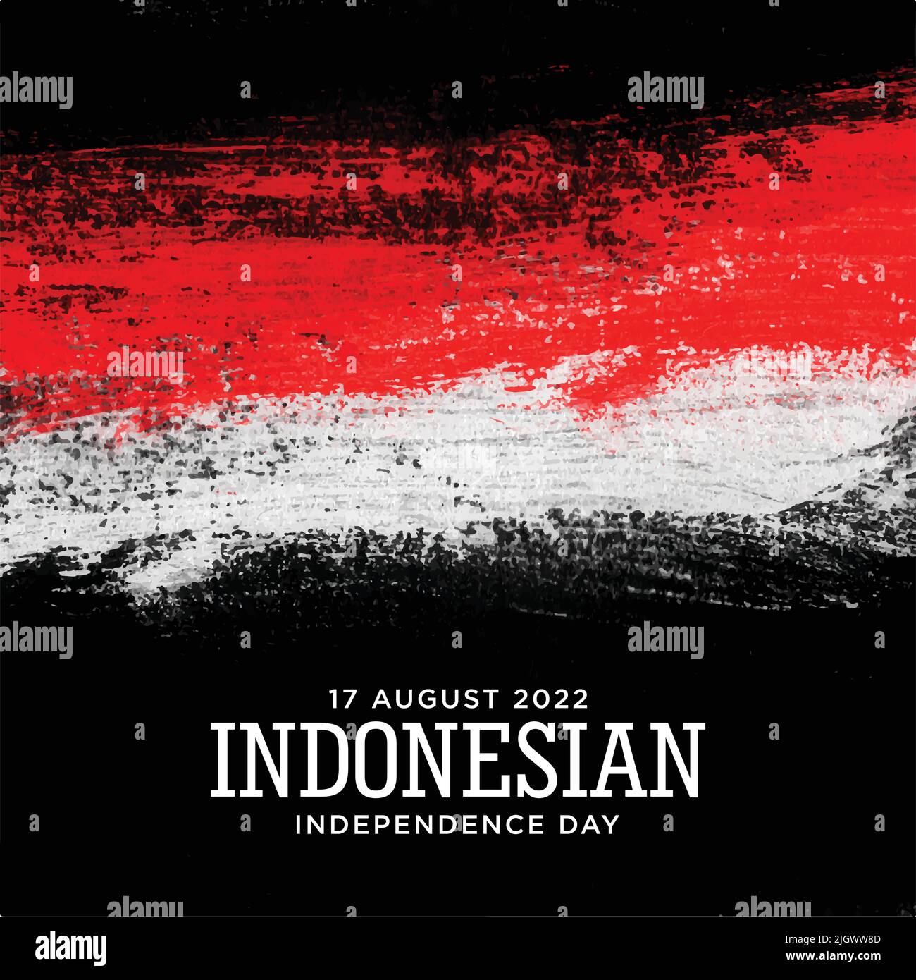 Indonesian national flag paint hi-res stock photography and images - Alamy