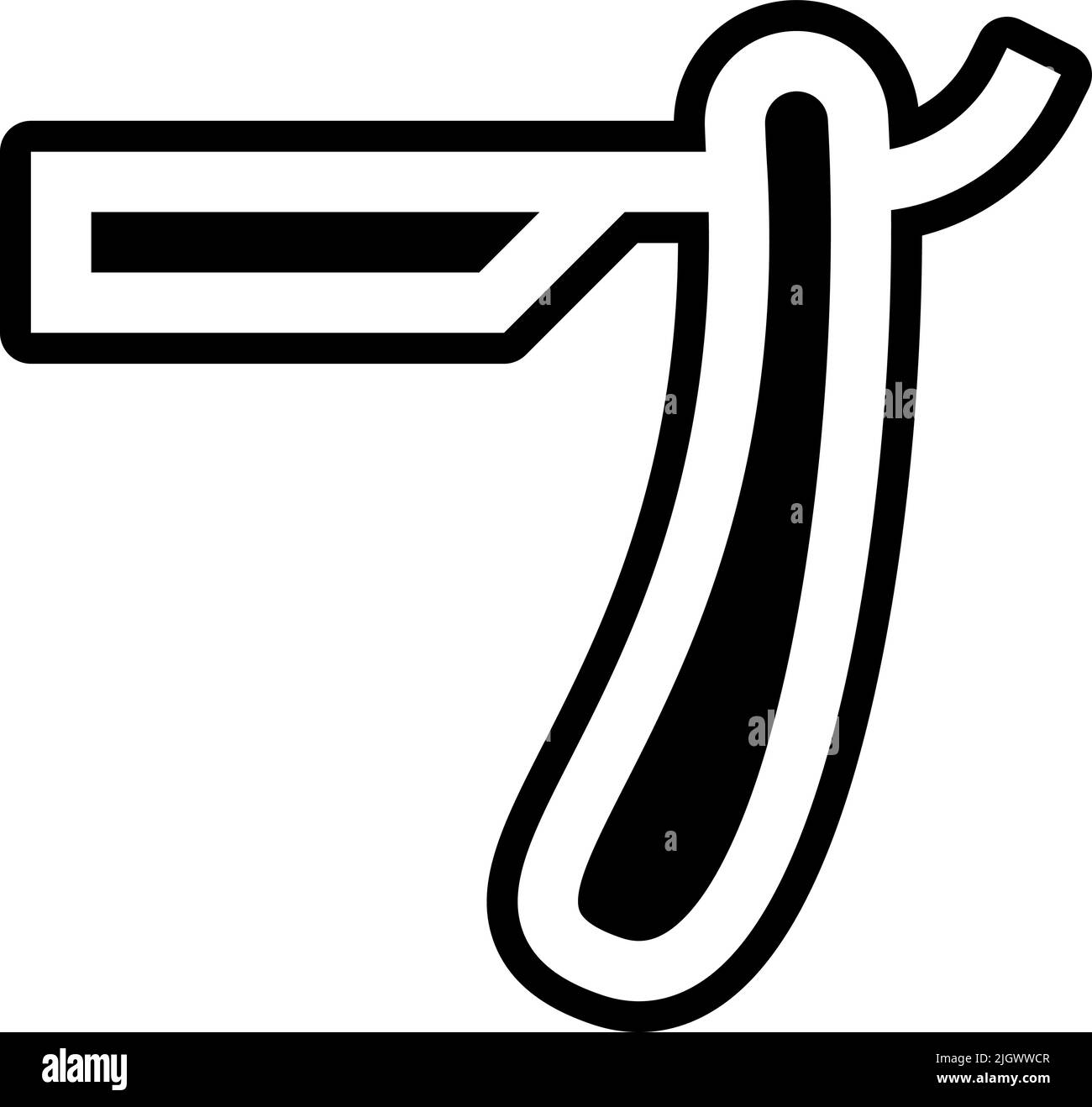 Bathroom razor blade icon Stock Vector Image & Art - Alamy