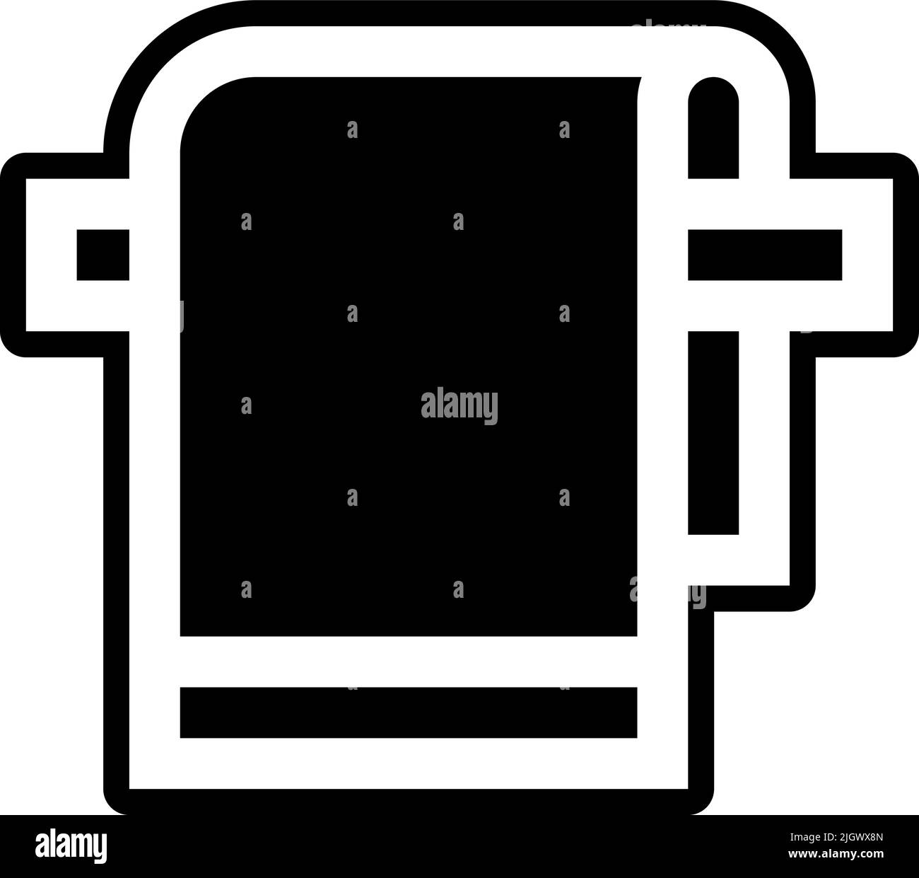 Paper towel roll hanging Stock Vector Images - Alamy