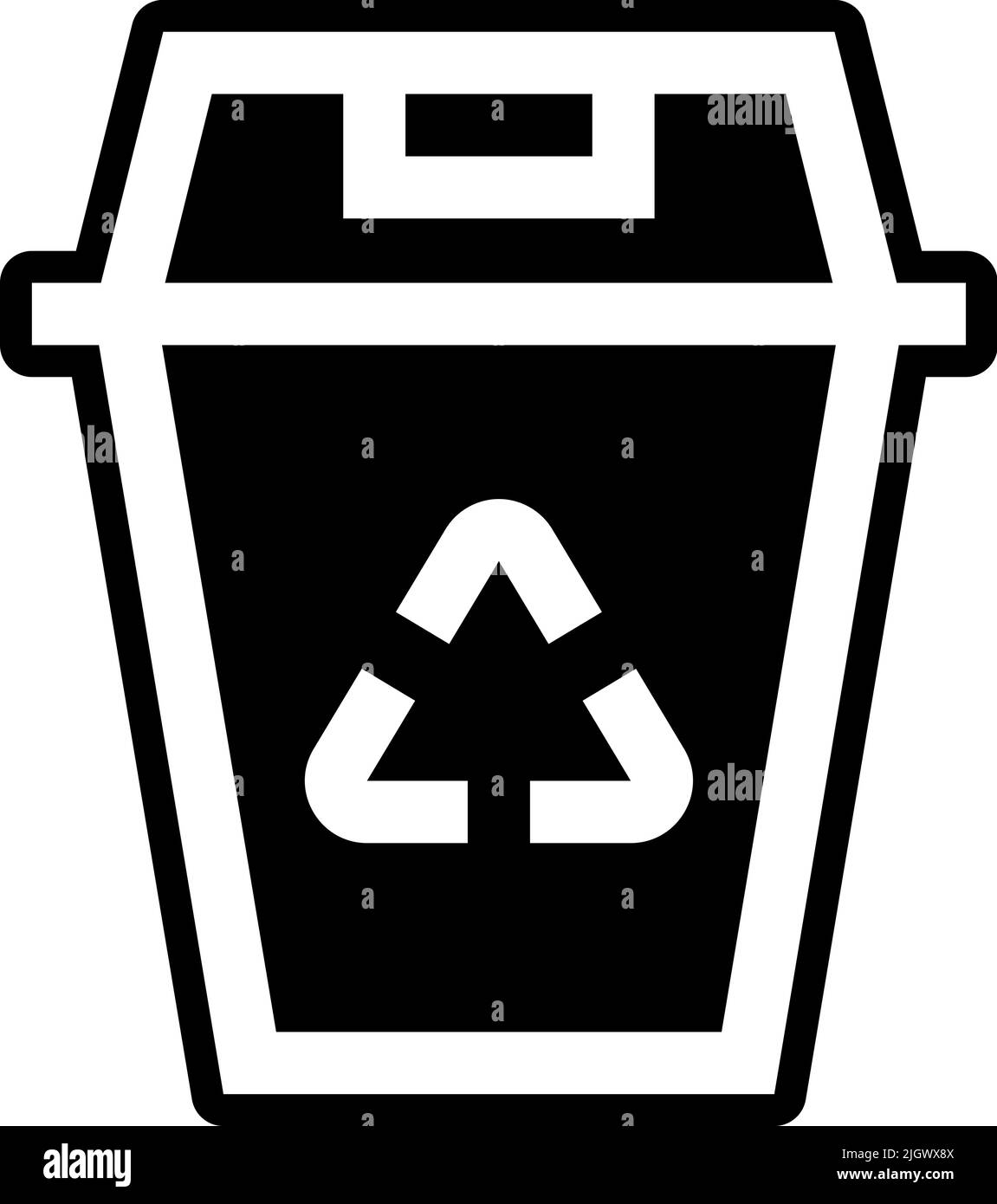 Circular economy waste bin icon Stock Vector Image & Art - Alamy