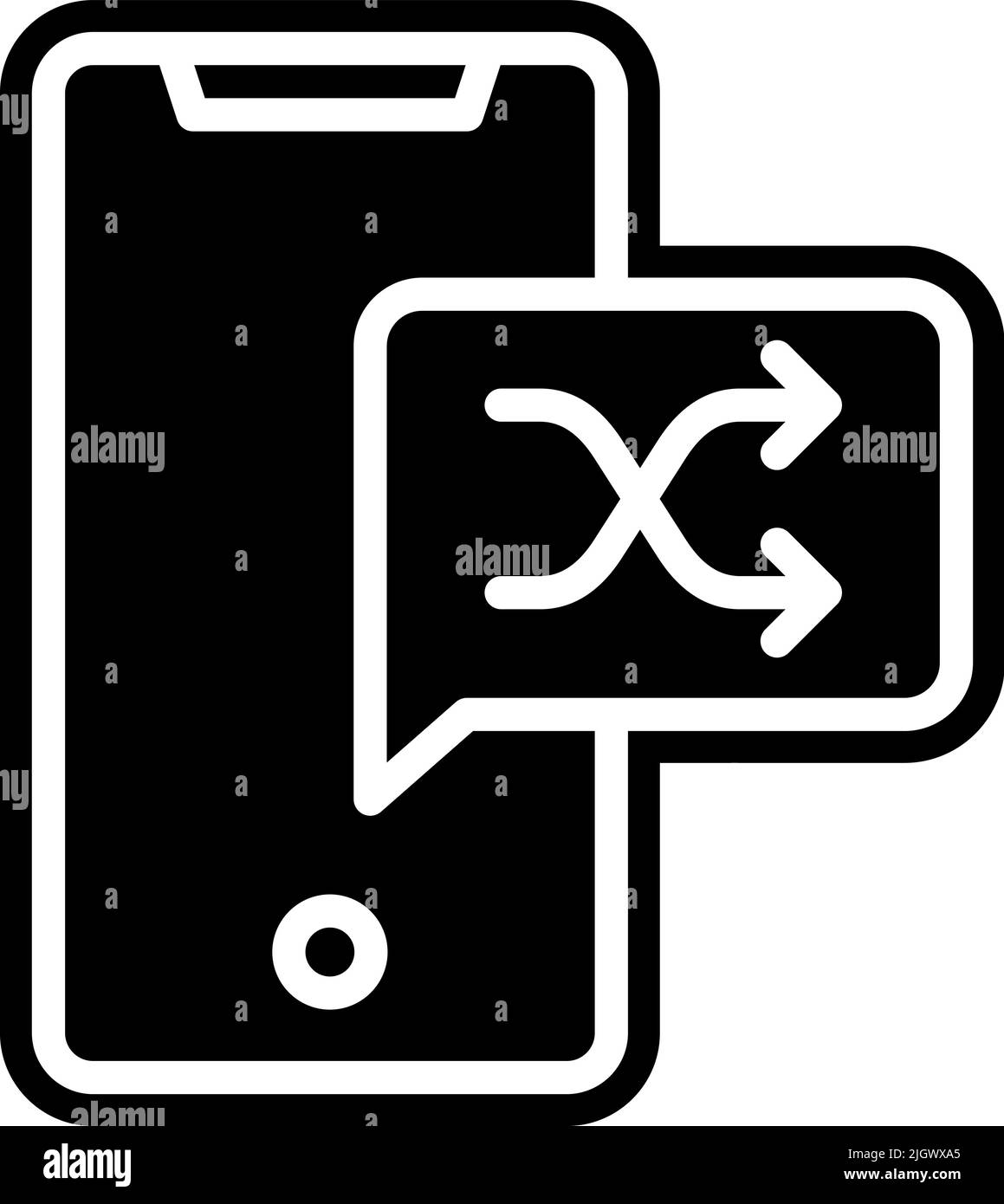 Change management smartphone icon Stock Vector Image & Art - Alamy