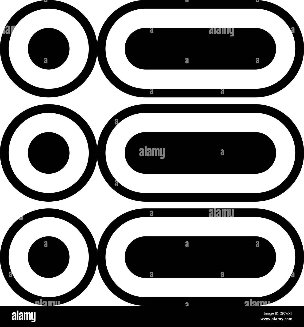 Chart and diagram list icon Stock Vector Image & Art - Alamy