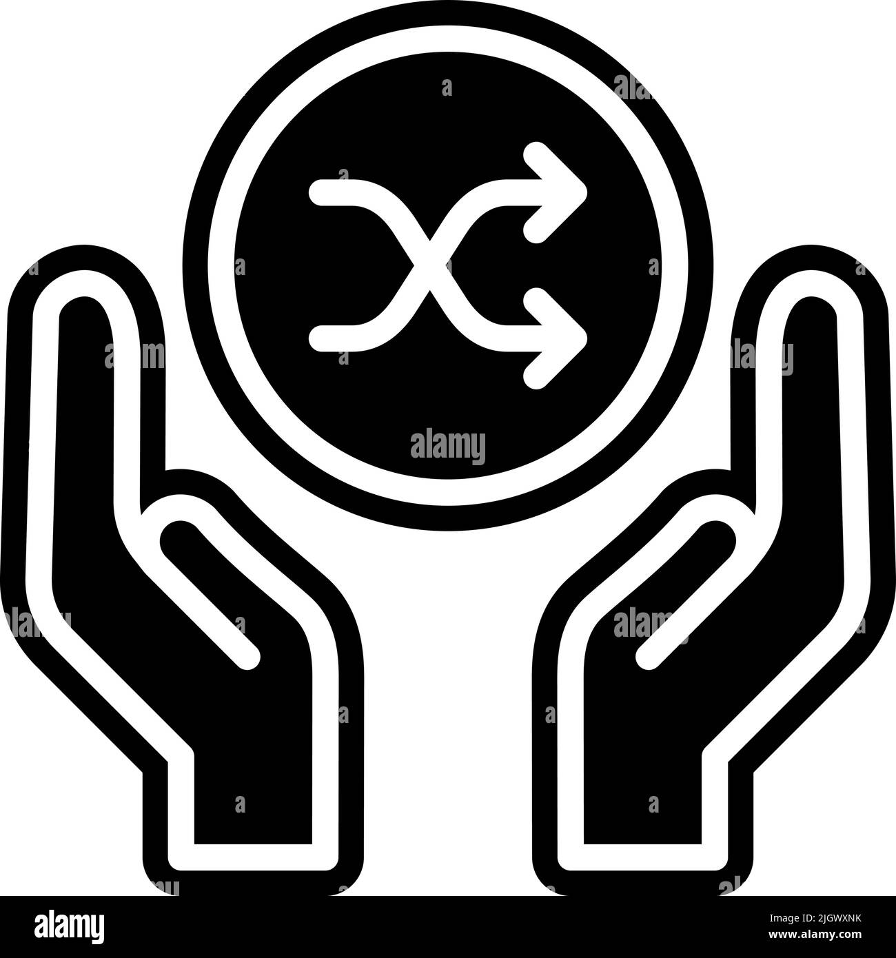 Change management hands icon Stock Vector Image & Art - Alamy