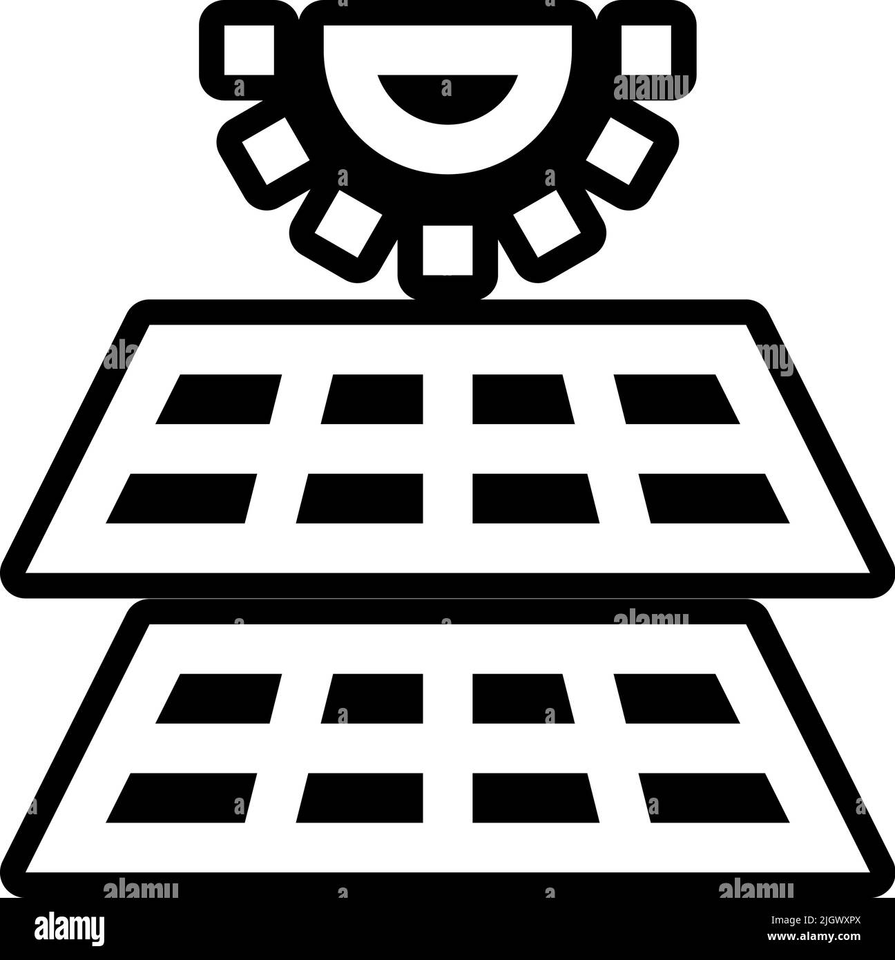 Circular economy solar panel icon Stock Vector Image & Art - Alamy