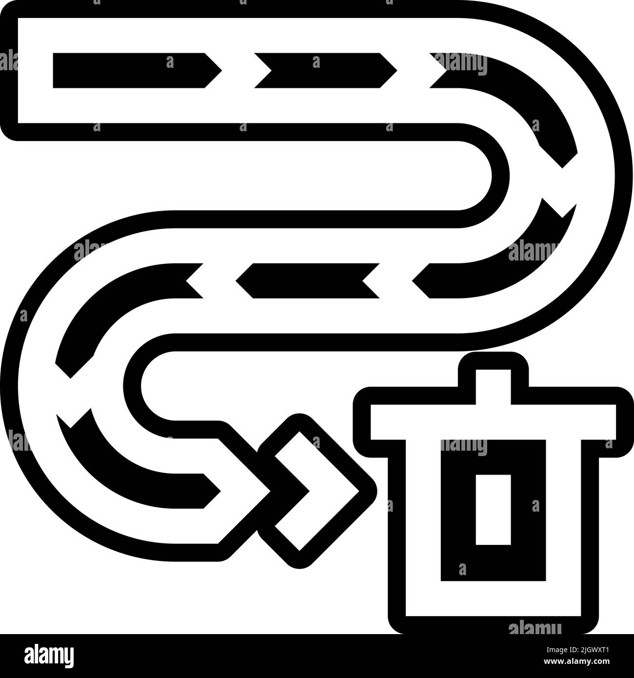 Circular economy flow icon Stock Vector Image & Art - Alamy