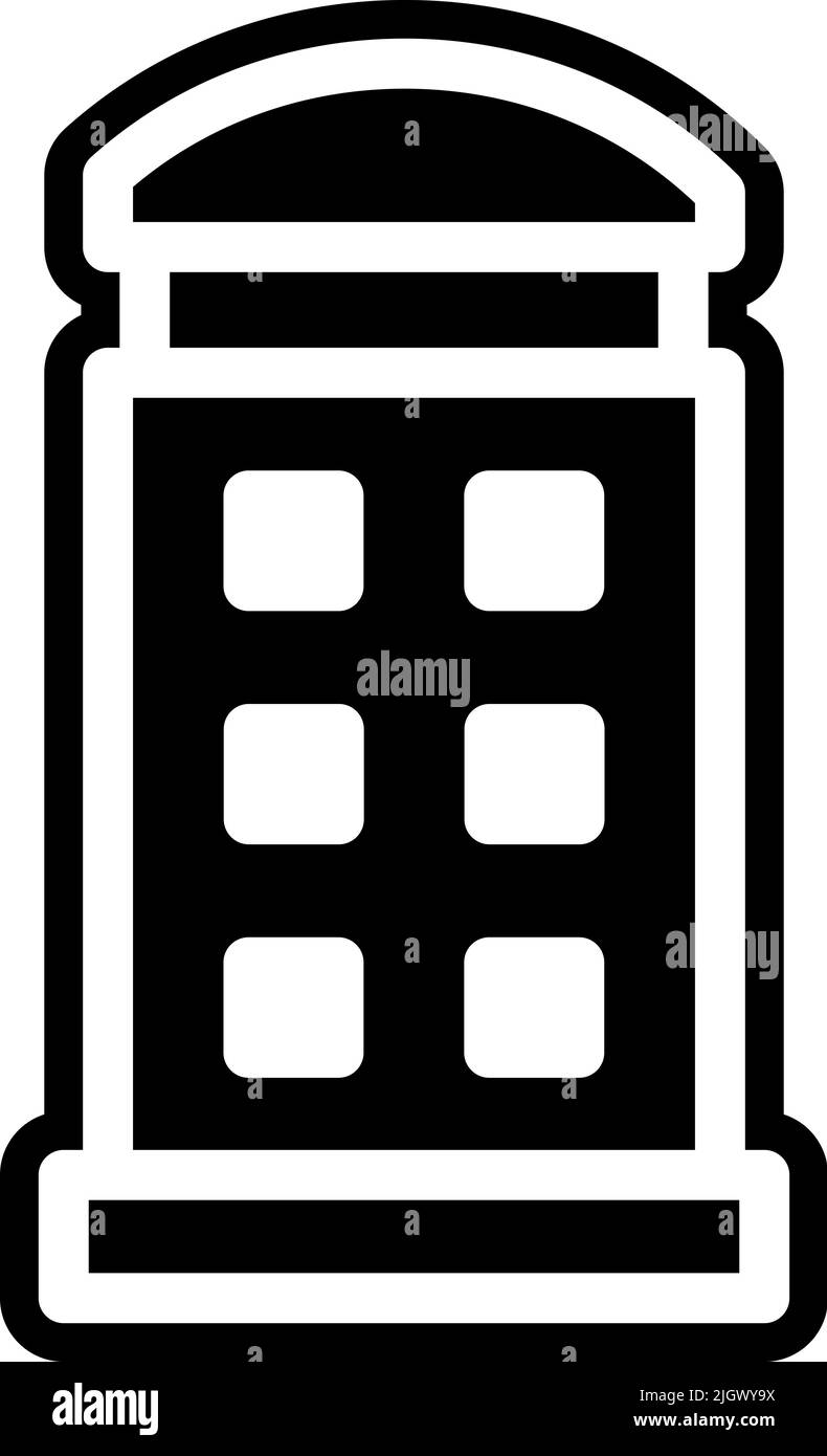 City phone booth icon Stock Vector Image & Art - Alamy