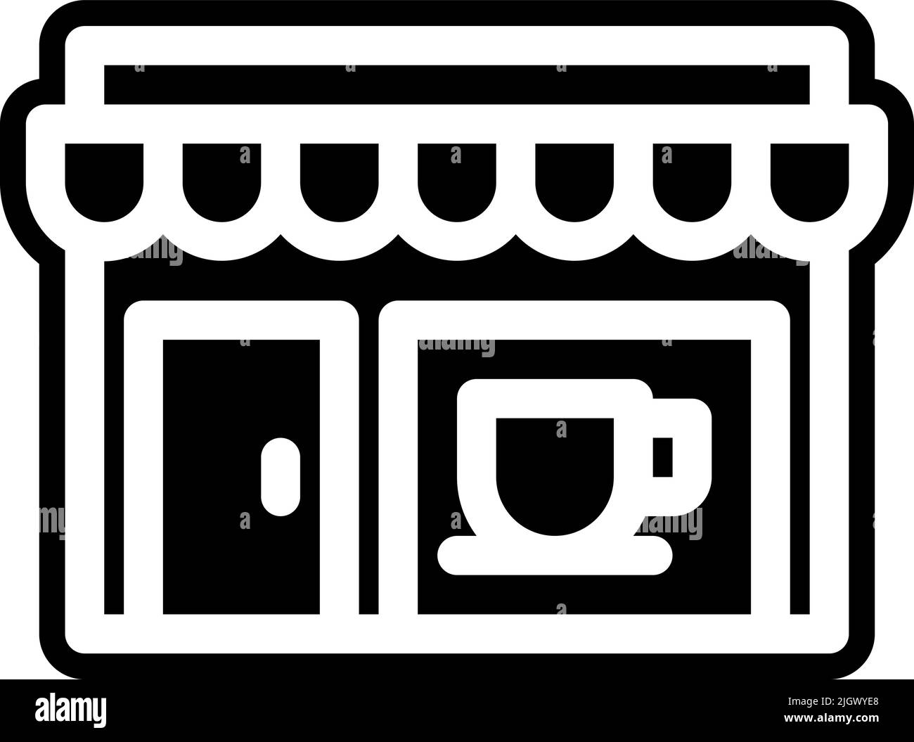 City amenities coffee shop icon Stock Vector Image & Art - Alamy