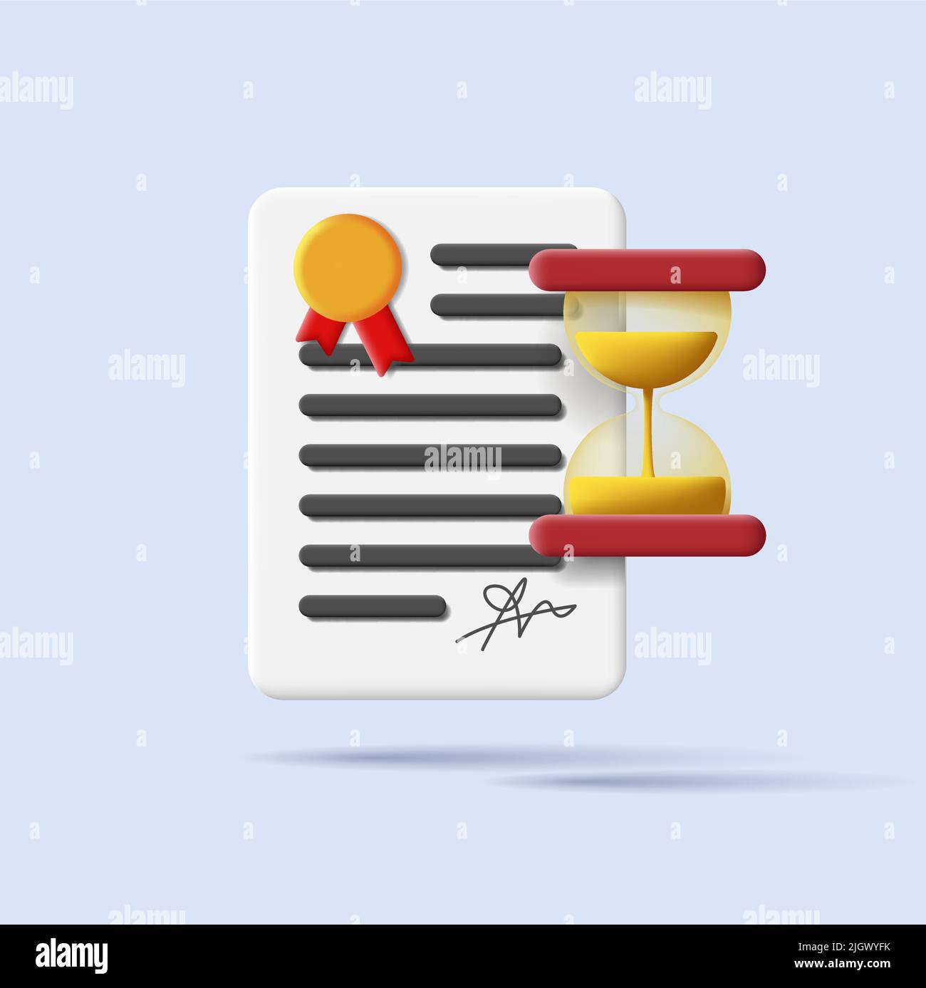Contract expiration Stock Vector Images - Alamy