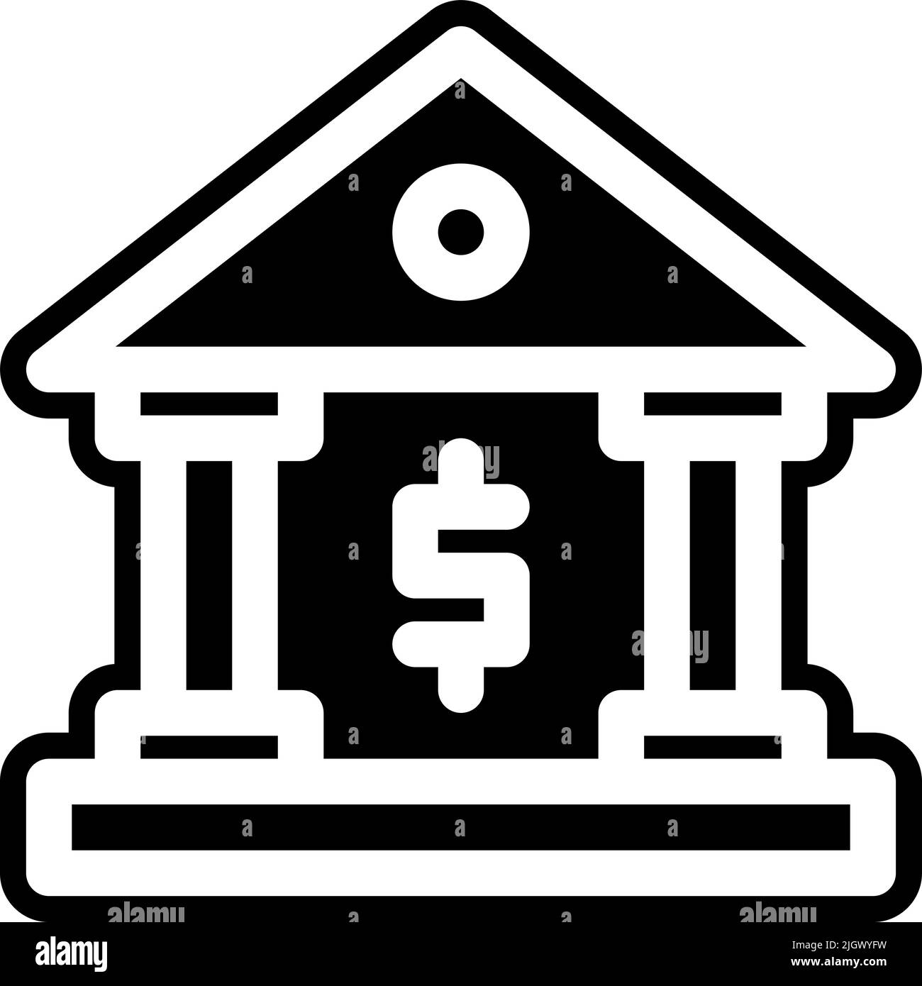 City amenities bank icon Stock Vector Image & Art - Alamy